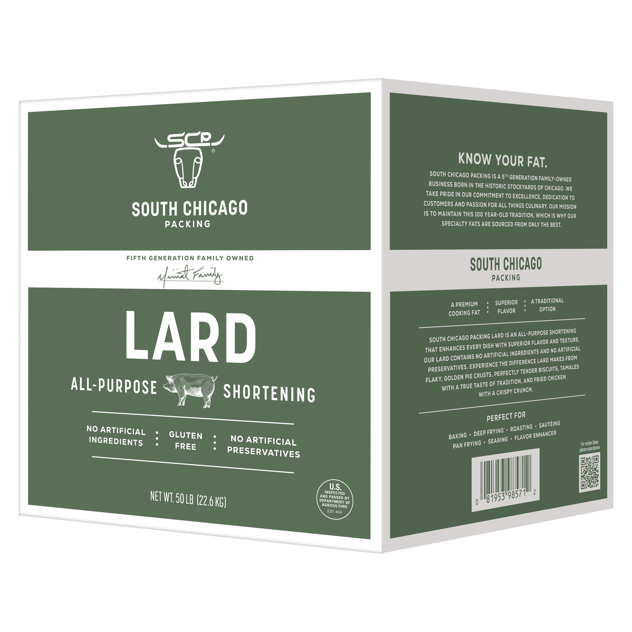 South Chicago Packing All Purpose Lard 50 lb (#1988255) - $55.99 (down ...