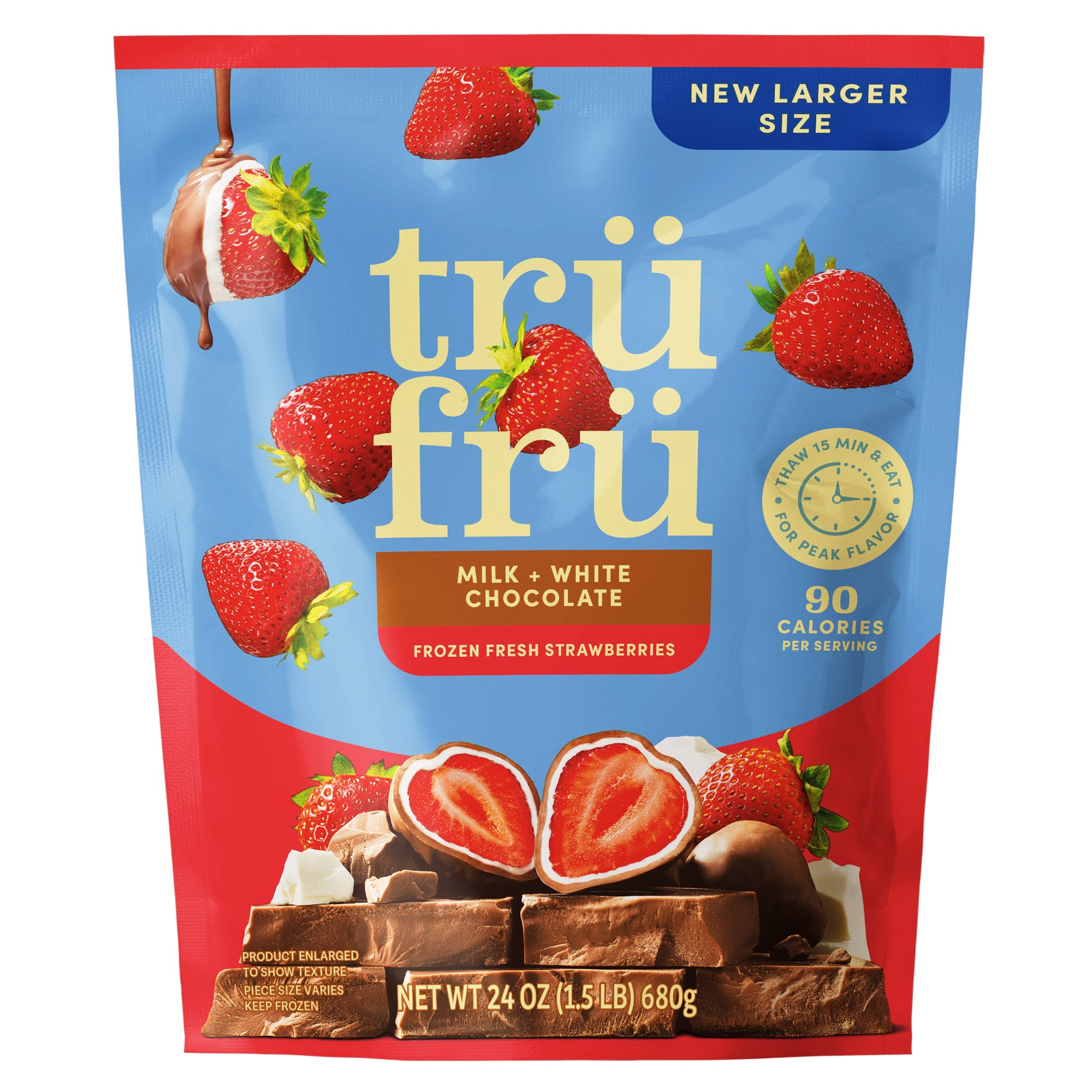 Tru Fru Milk & White Chocolate Strawberries 24 oz (#1855136) - $13.89 ...