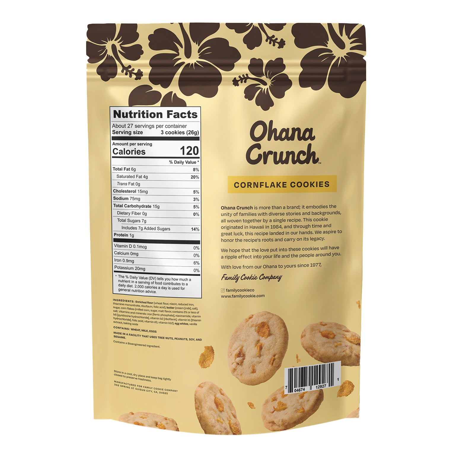 Ohana Crunch Cornflake Cookies 24 Ounce Bag - $4.97 at Costco