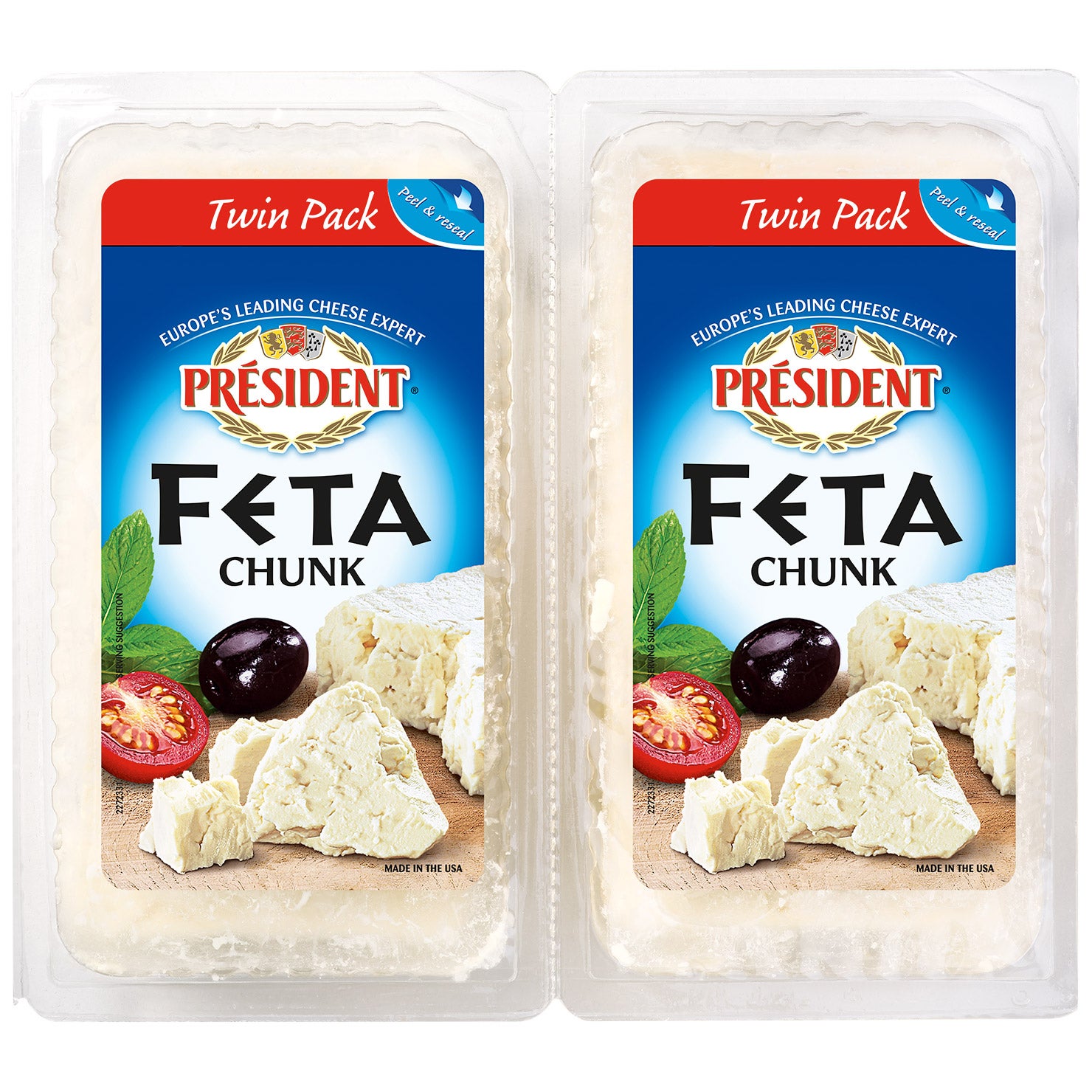 Président Feta Cheese Block, Price Per Pound (#22437) - $4.49