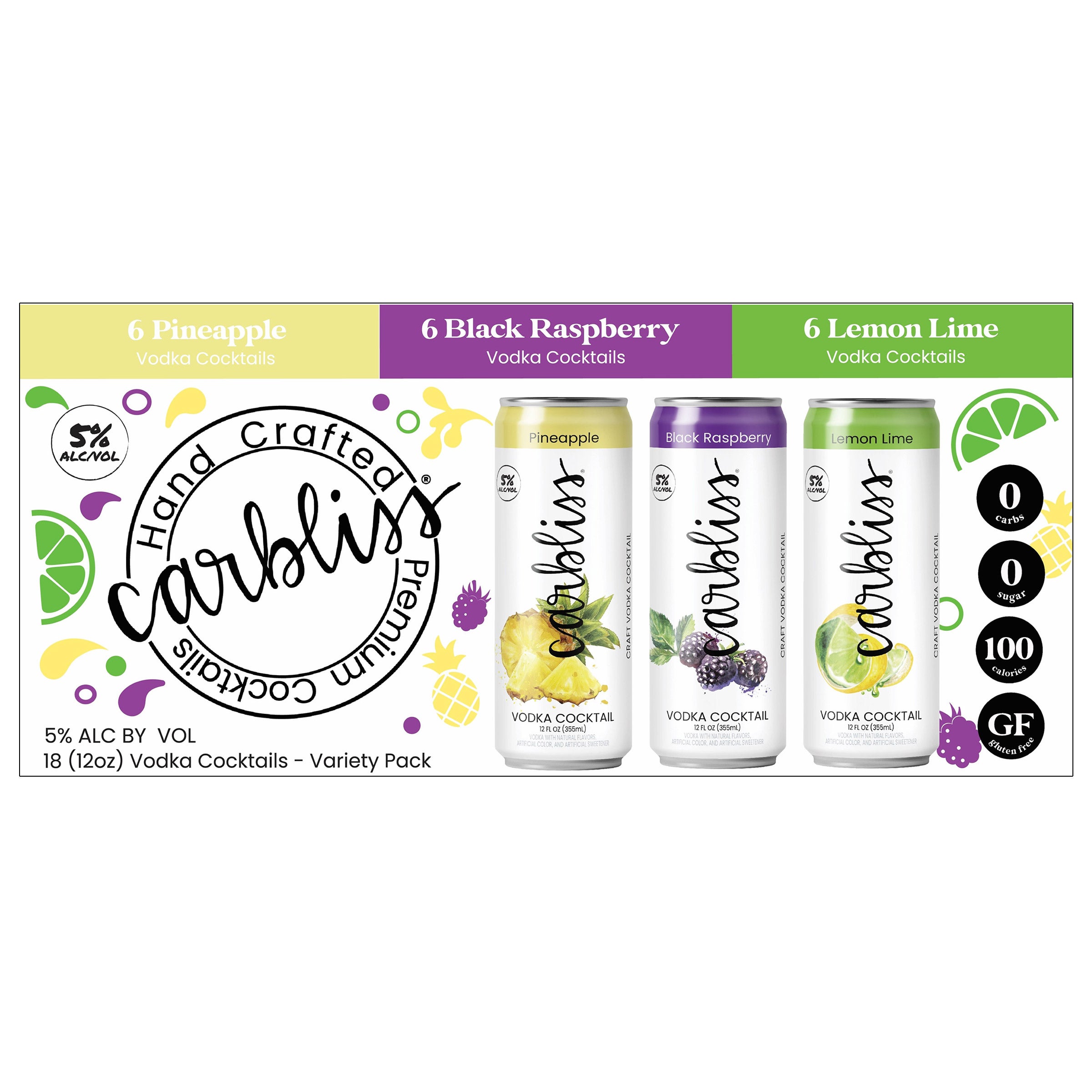 Carbliss Variety Pack 18/12 Ounce Cans (#1814804) - $28.99 (down from ...