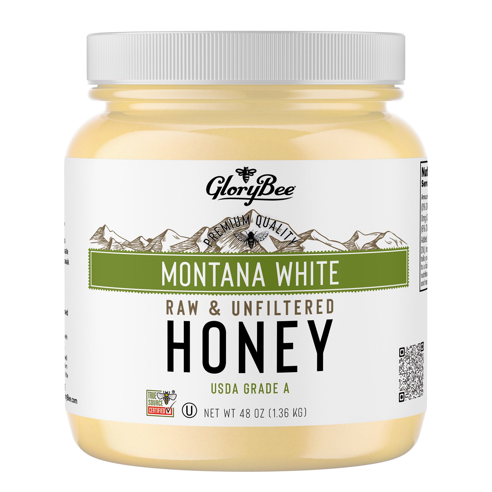 GloryBee Raw Montana White Clover Honey 48 oz (#1778167) - $16.89