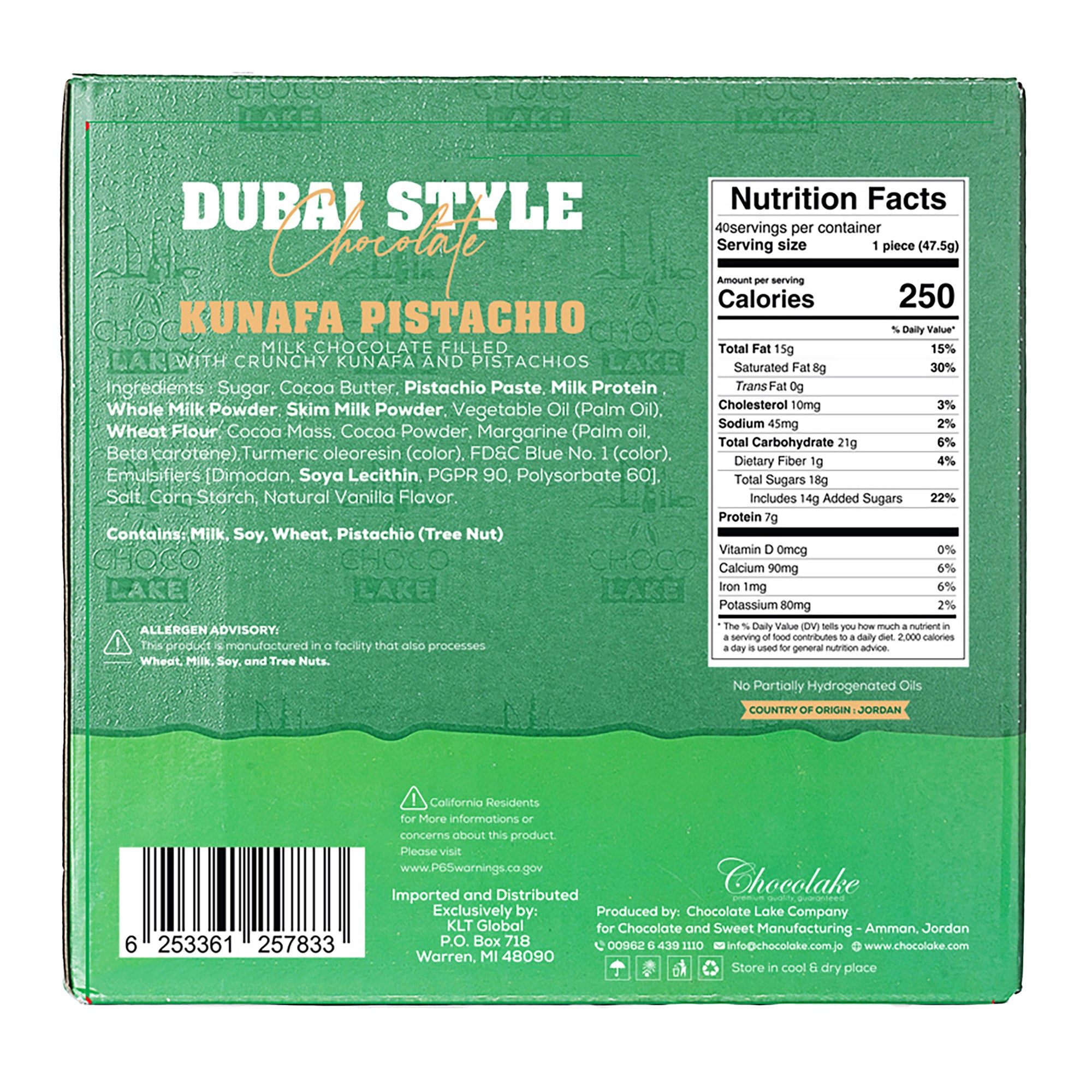 Chocolake Dubai Style Chocolate Bars 10/6.7 oz - $9.97 at Costco