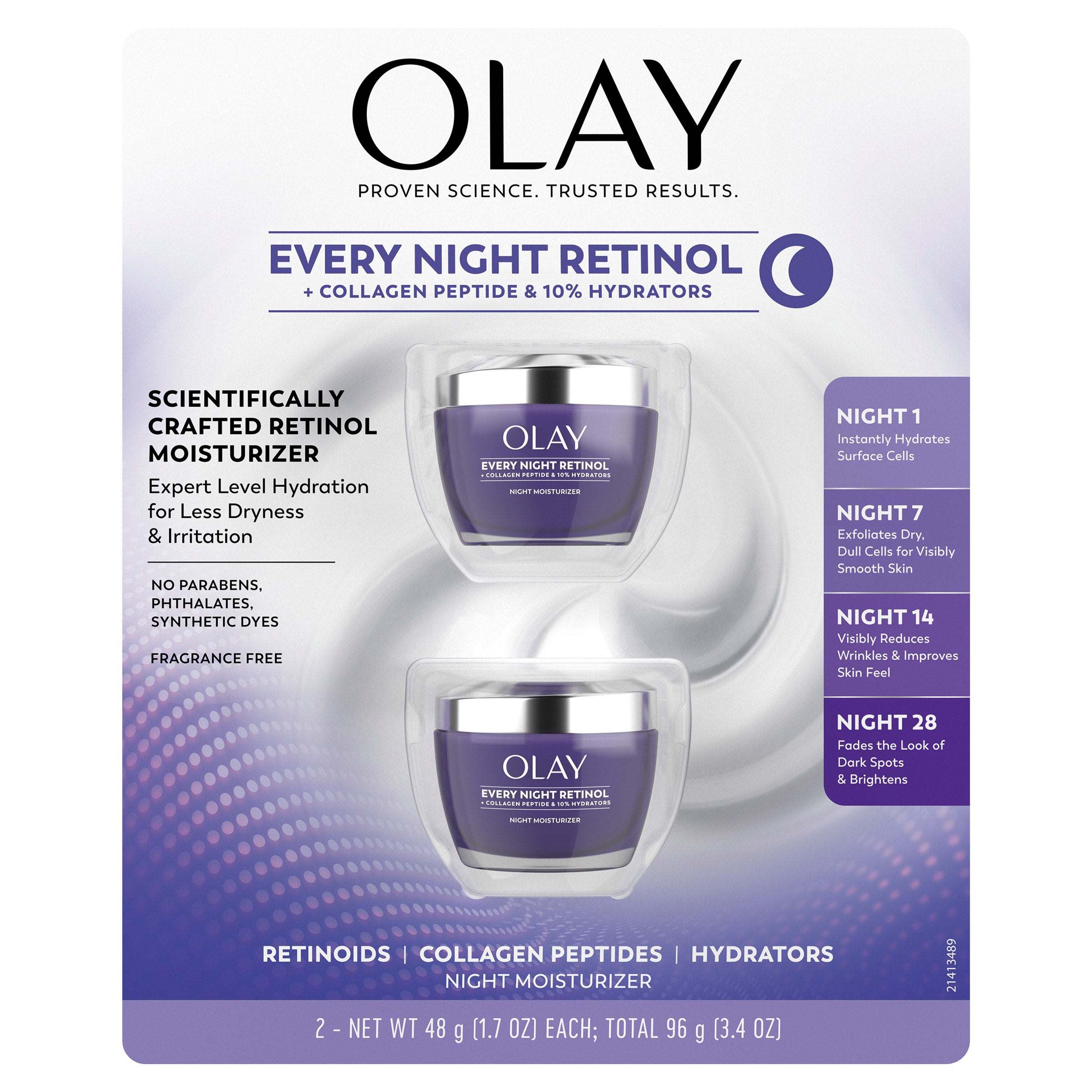Olay Every Night Retinol, 1.7 oz, 2-Pack (#1966263) - $36.99 (down from ...