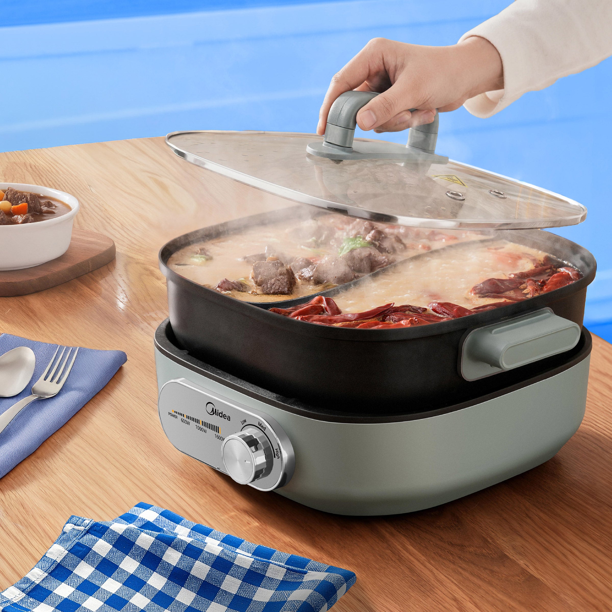 Midea 6.3qt Dual Zone Hot Pot - $29.97 at Costco