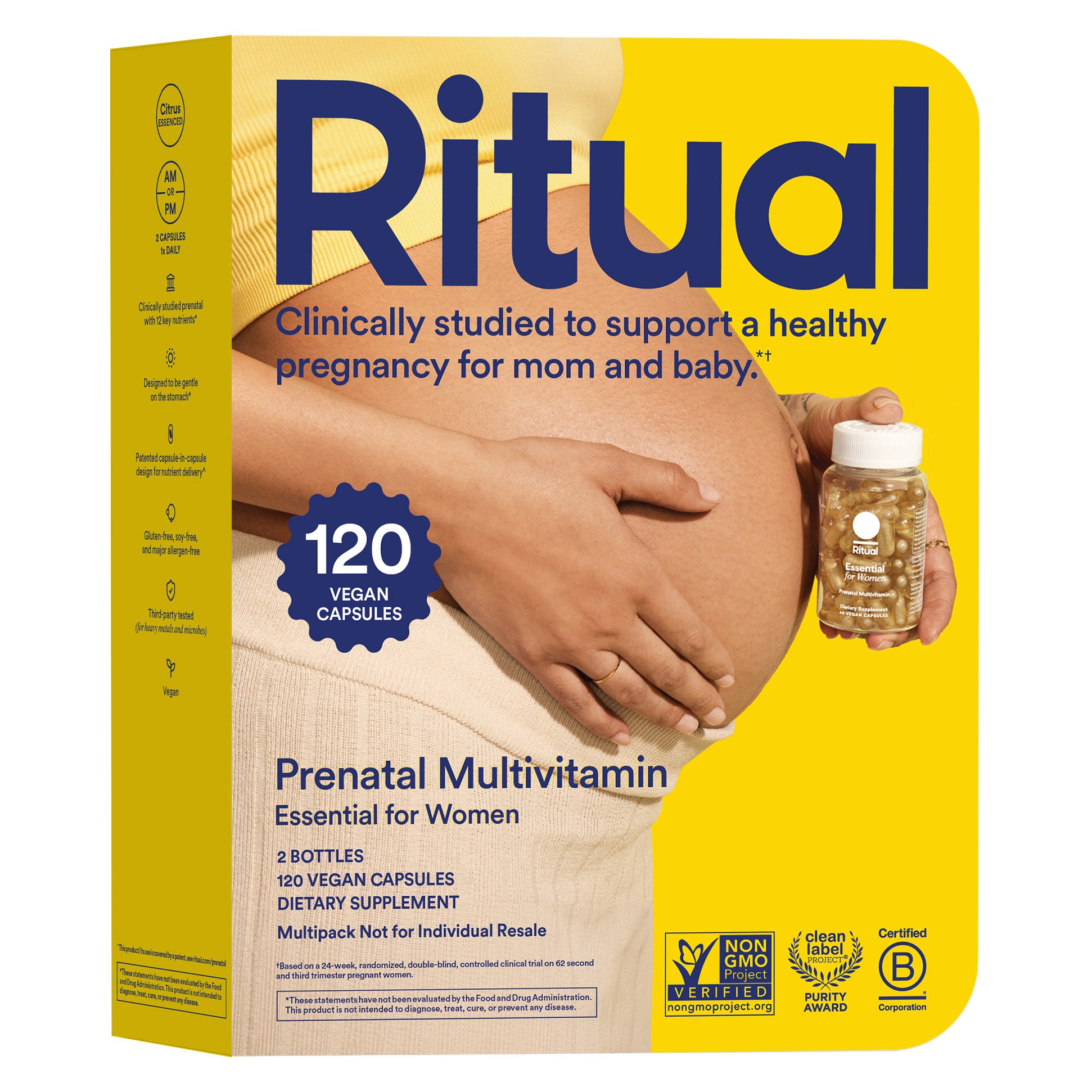 Ritual Essential Prenatal Multivitamin 120 Capsules (#2001199) - $48.99