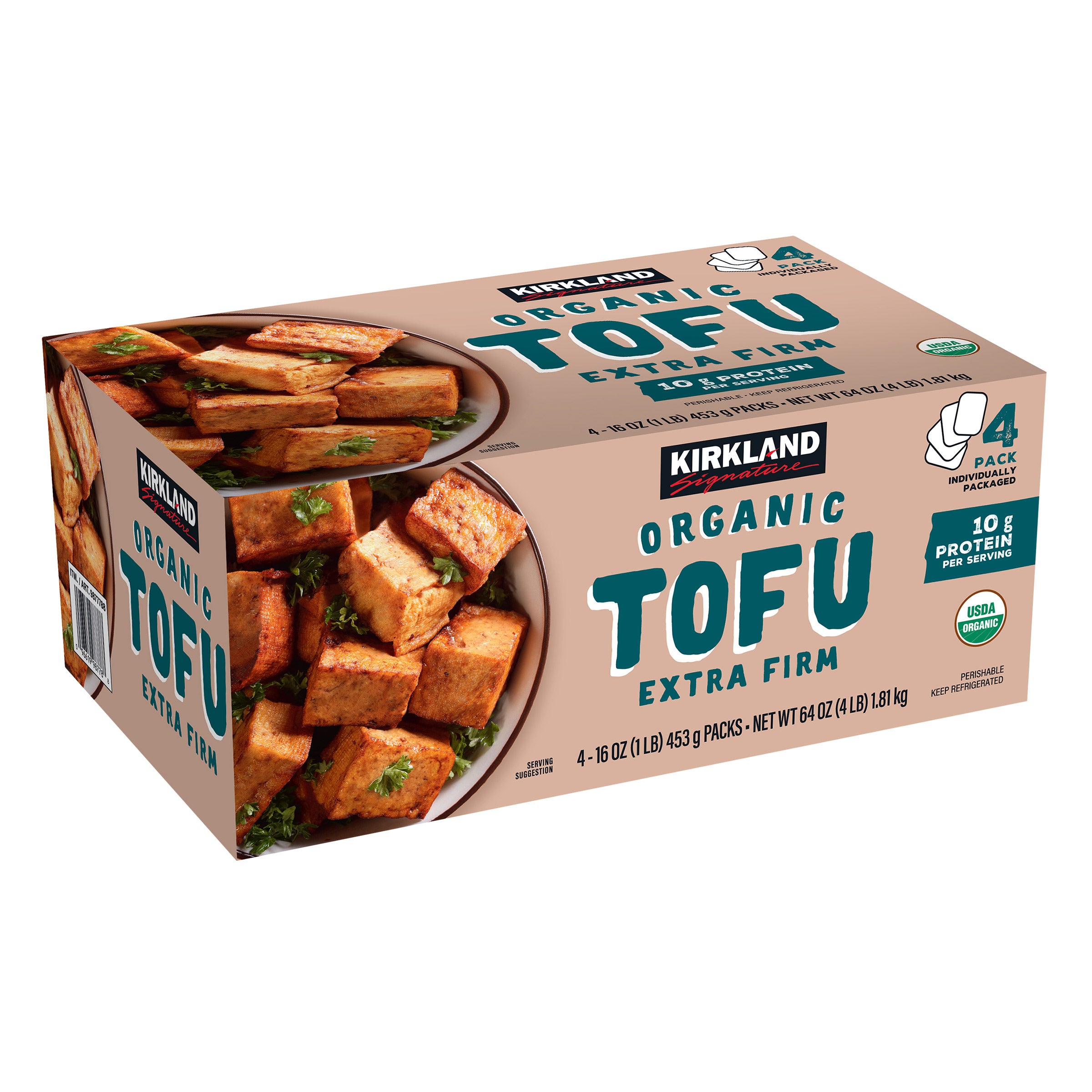 Kirkland Signature Organic Extra Firm Tofu 4/16oz (#9877788) - $5.79 ...