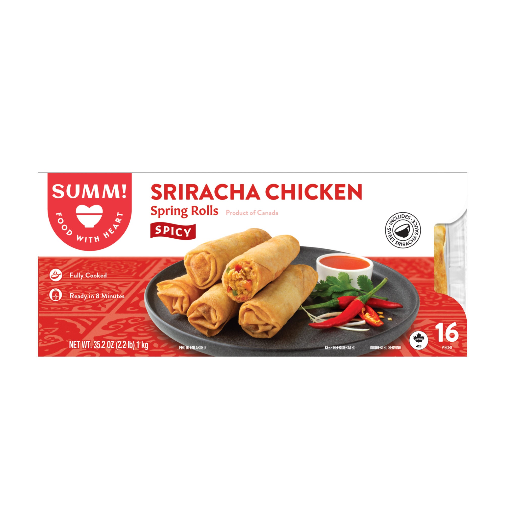 SUMM! Sriracha Chicken Spring Rolls 16/35.2 oz (#1930071) - $4.97 (down ...