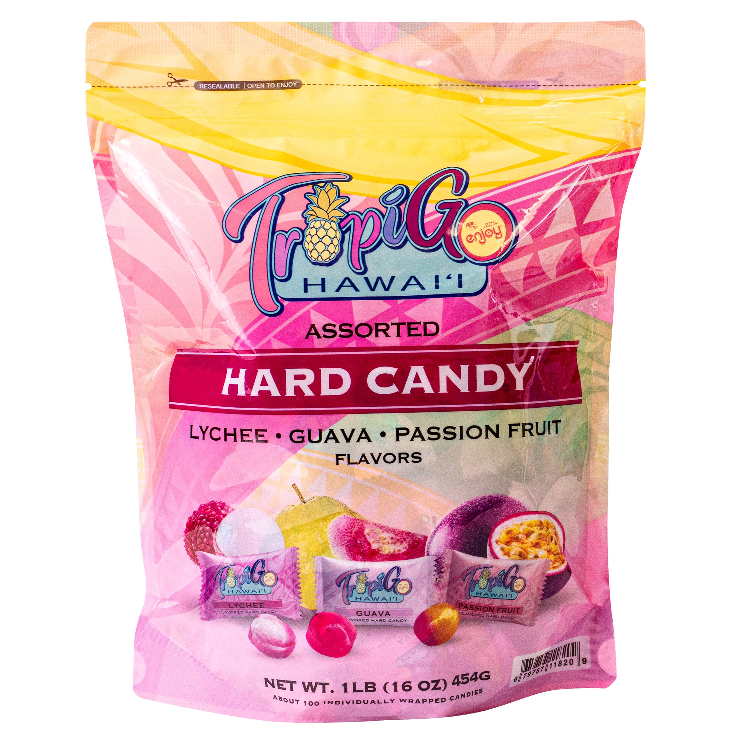 TropiGo Hawaii Lychee, Guava, Passion Fruit Hard Candy 16 oz (#2002611 ...