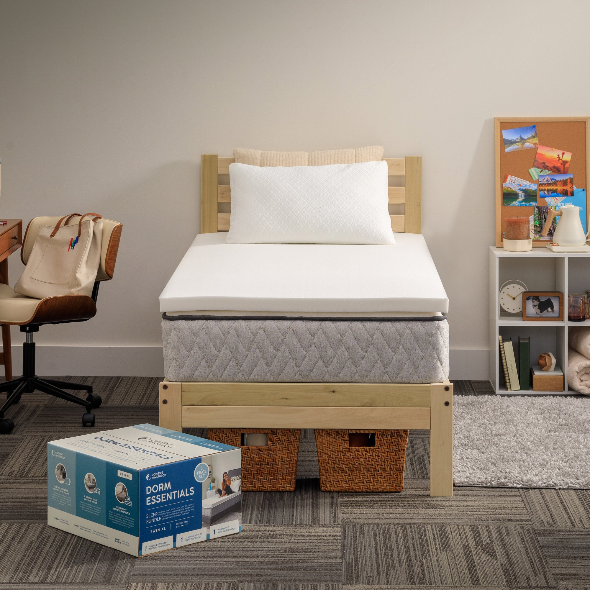 Comfort Revolution Dorm Essentials Twin XL Sleep Bundle - $19.97 at Costco