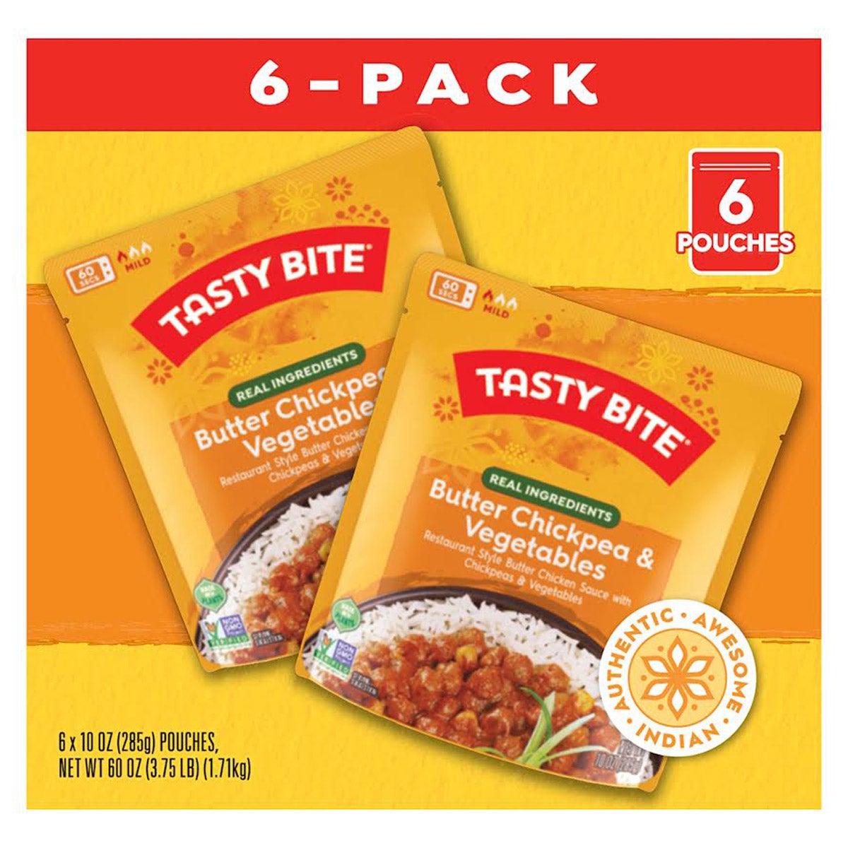 Tasty Bite Butter Chickpea & Vegetables 6/10 oz (#1933271) - $2.97 ...