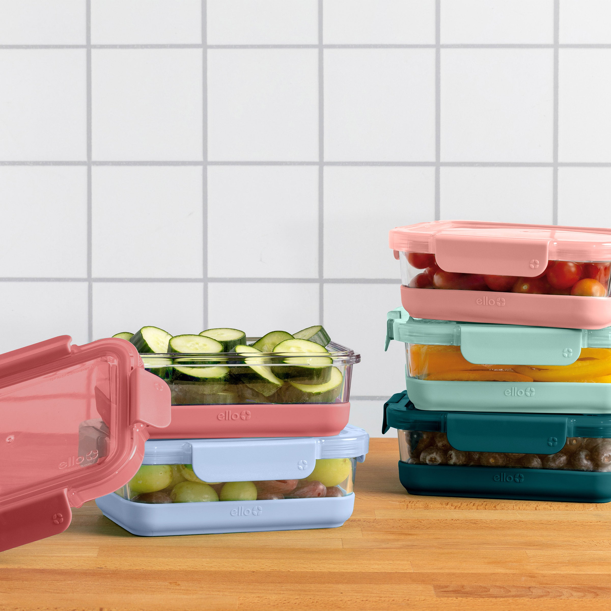 Ello Duraglass 10-Piece Glass Meal Prep Containers - $24.99 at Costco