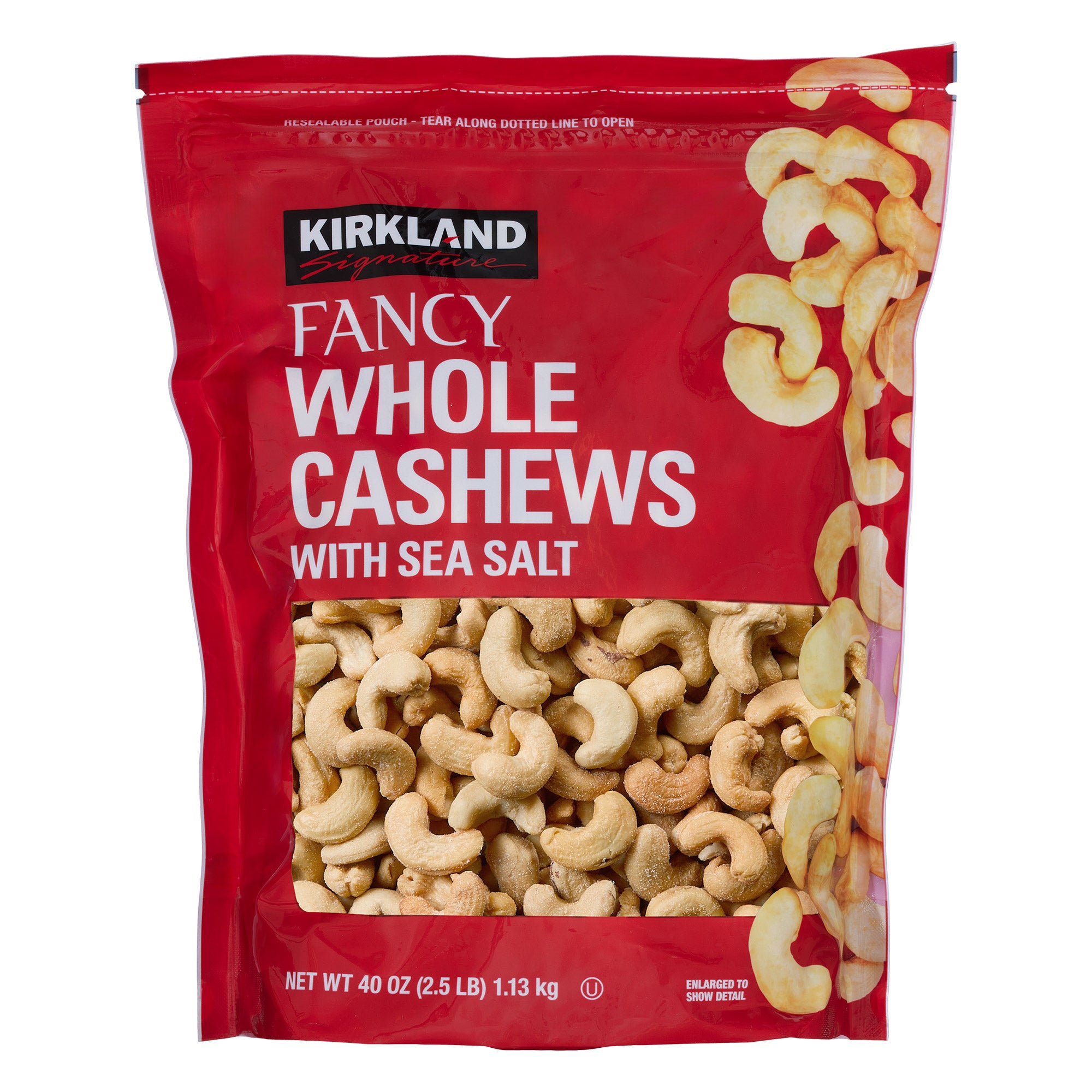 Kirkland Signature Fancy Cashews 40 oz (#1390413) - $13.99 (down from ...
