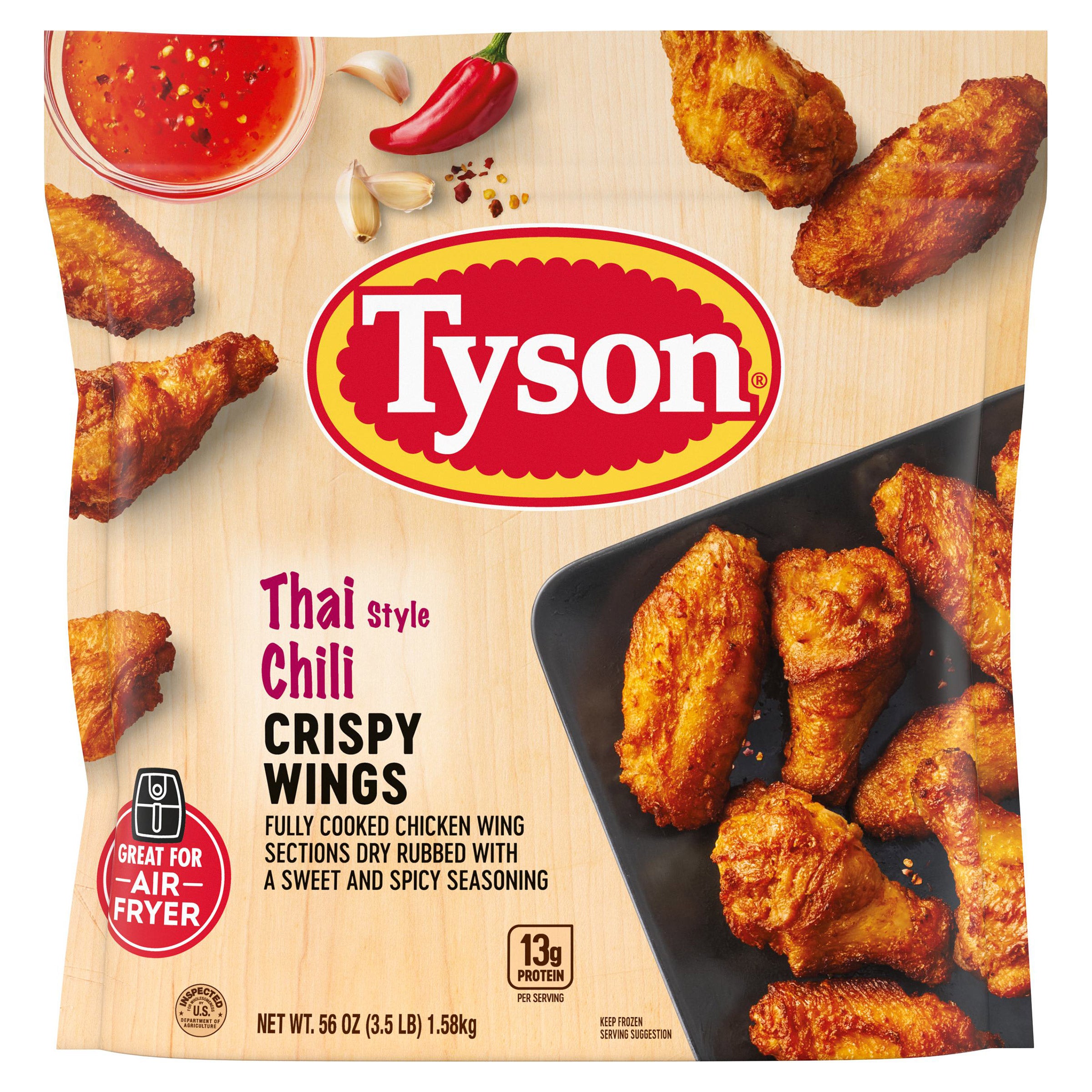 Tyson Cooked Thai Chili Dry Rub Wings 3.5 lbs (#1957974) - $13.49 (down ...