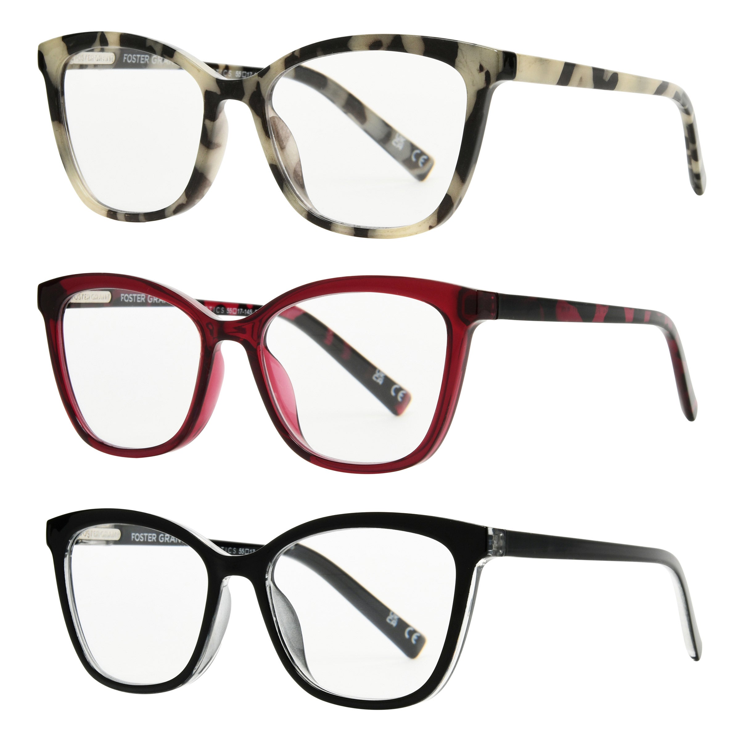 Foster Grant Design Optics 3-Pack Reading Glasses - $15.99 at Costco