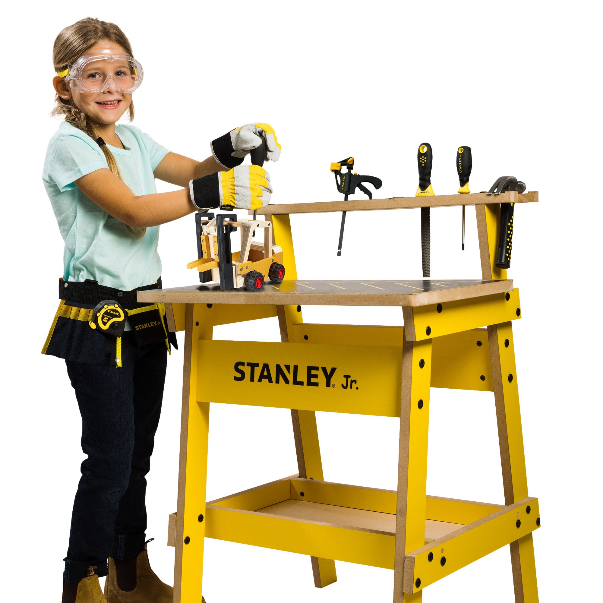 KIDS WORKBENCH TOOL SET W/2 WOODEN KITS - $29.97 at Costco