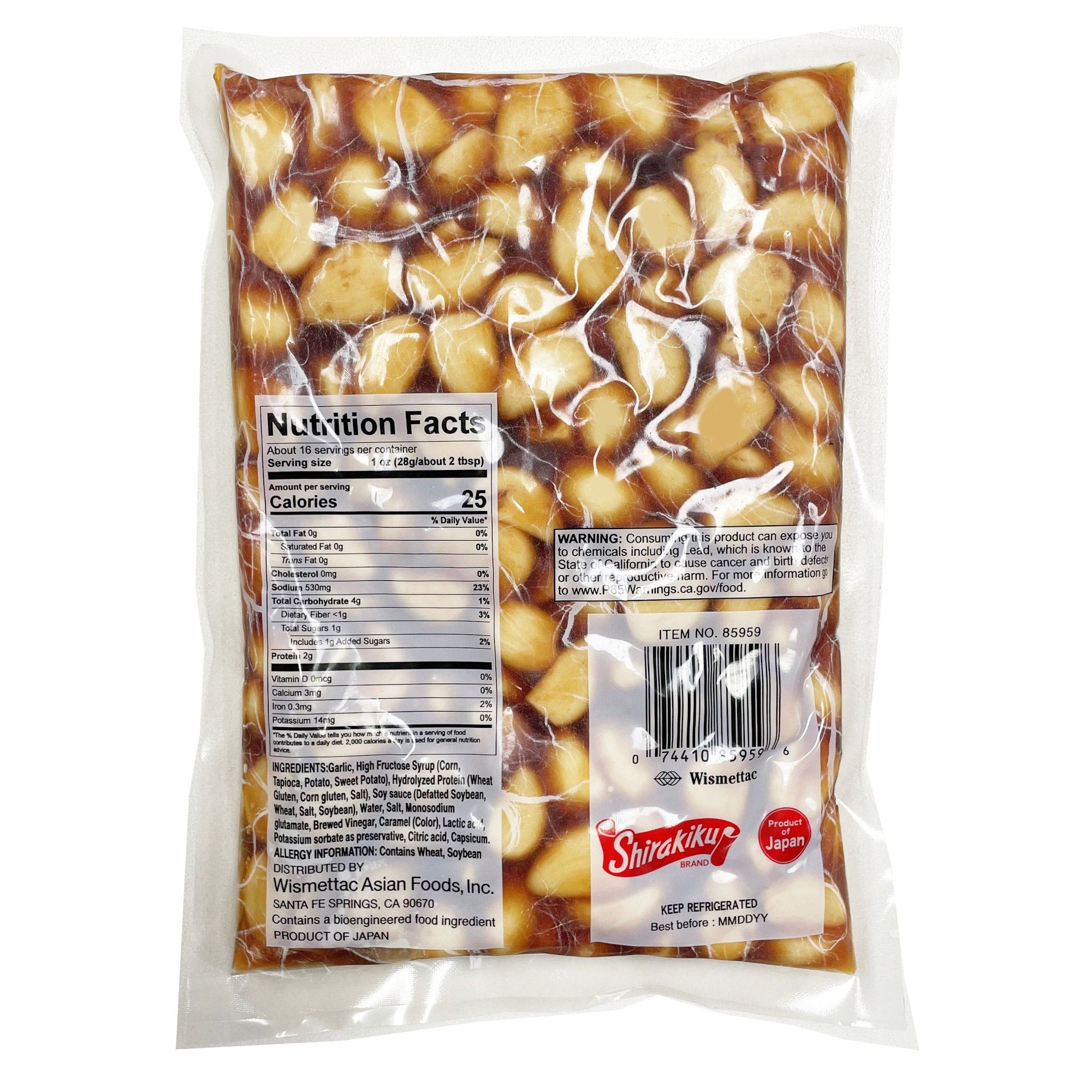 Shirakiku Shoyu Pickled Garlic 16 oz / 1 lb - $11.99 at Costco
