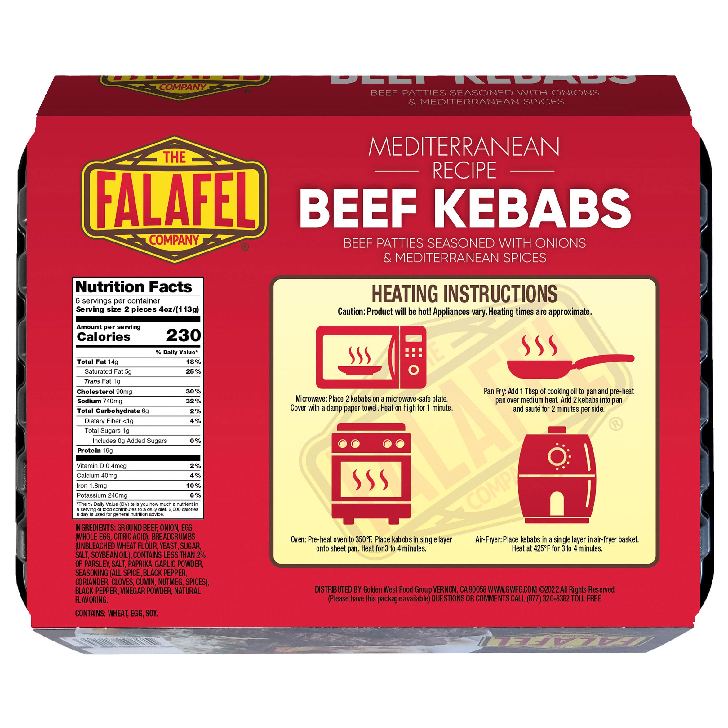 The Falafel Company Beef Kebabs 24 Ounces - $12.59 at Costco