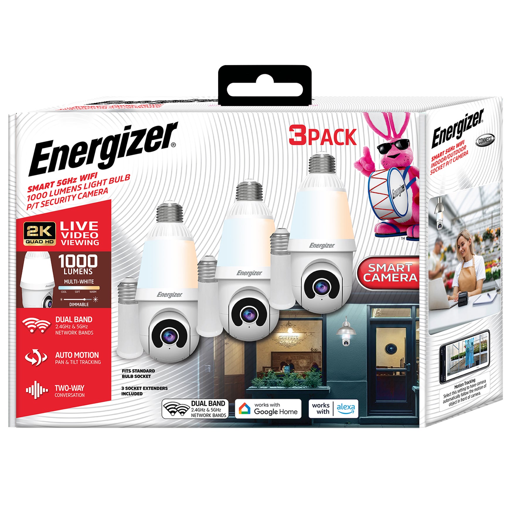 Energizer Smart 2K Light Bulb Security Camera 3-Pack (#8498203) - $83. ...