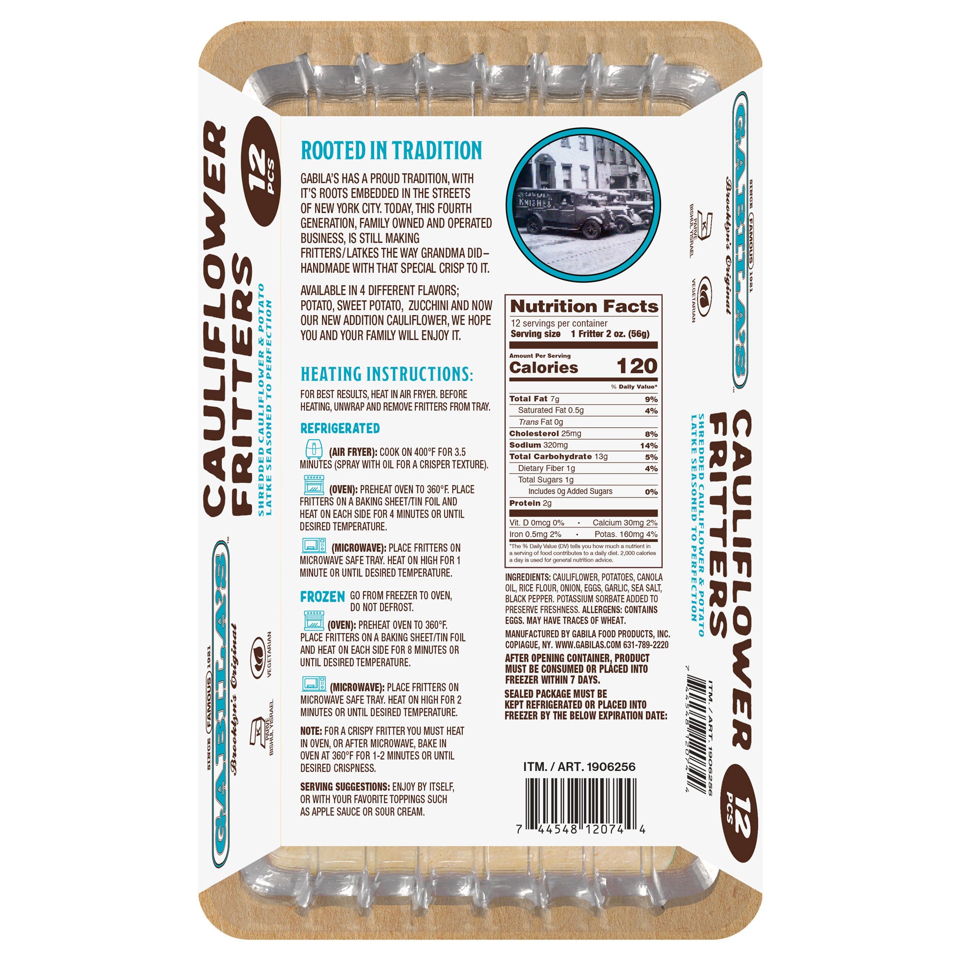 Gabila's Cauliflower Fritters 24oz (1.5lb) - $4.57 at Costco