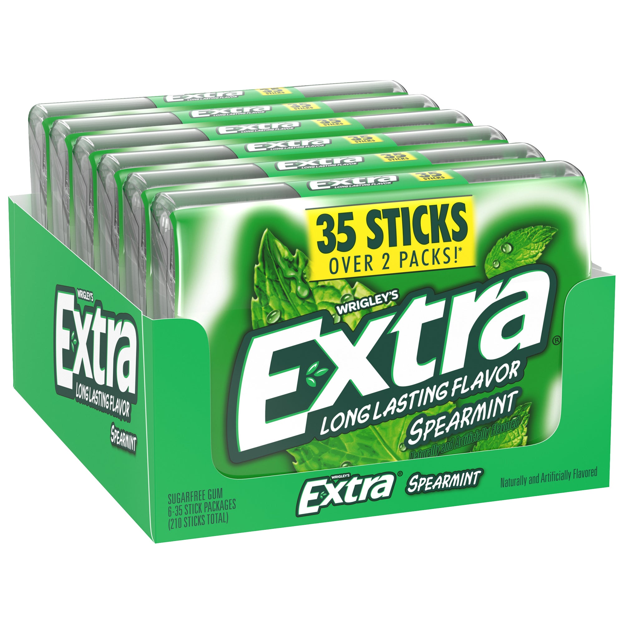 Extra Spearmint Mega Pack 6 Count / 35 Pieces (#1984191) - $18.49