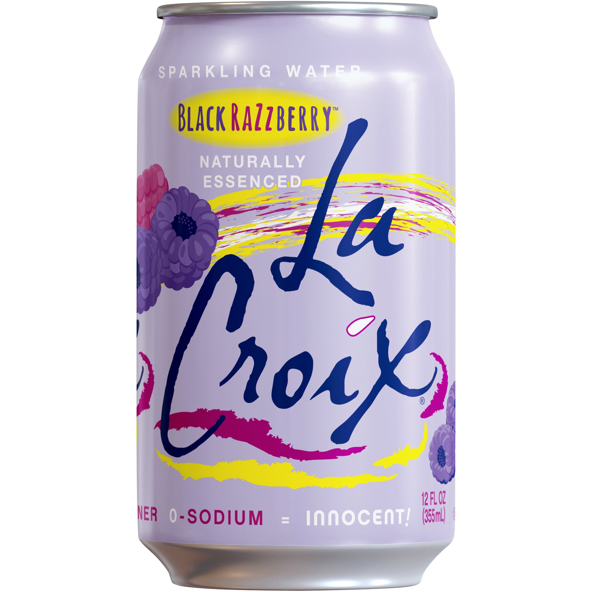 LaCroix Black Razz Berry Sparkling Water, 24-Count/12 fl oz Cans - $8. ...
