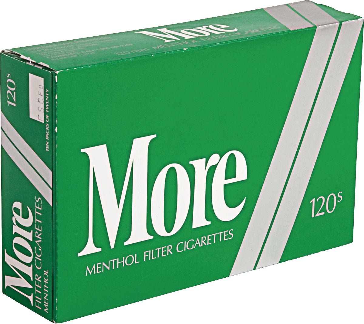 More Menthol Slim 120s Box (#165100) - $127.20 (down from $160.69)