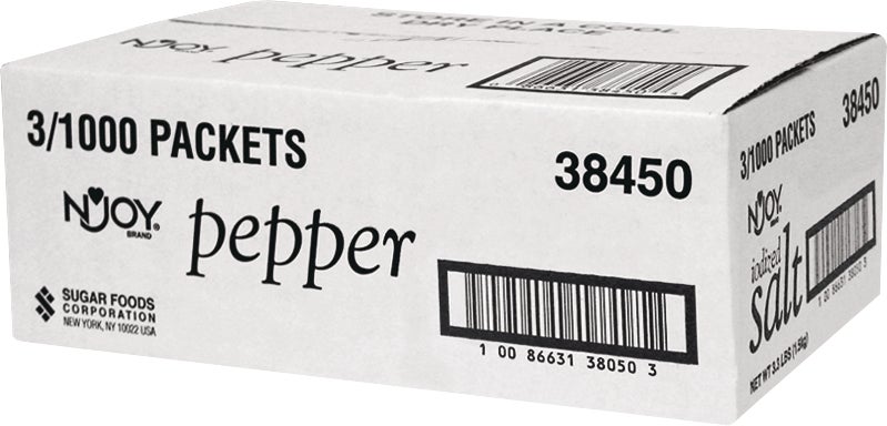 N'Joy Black Pepper Portion Packets, 3000 ct (#33281) - $12.49 (down ...