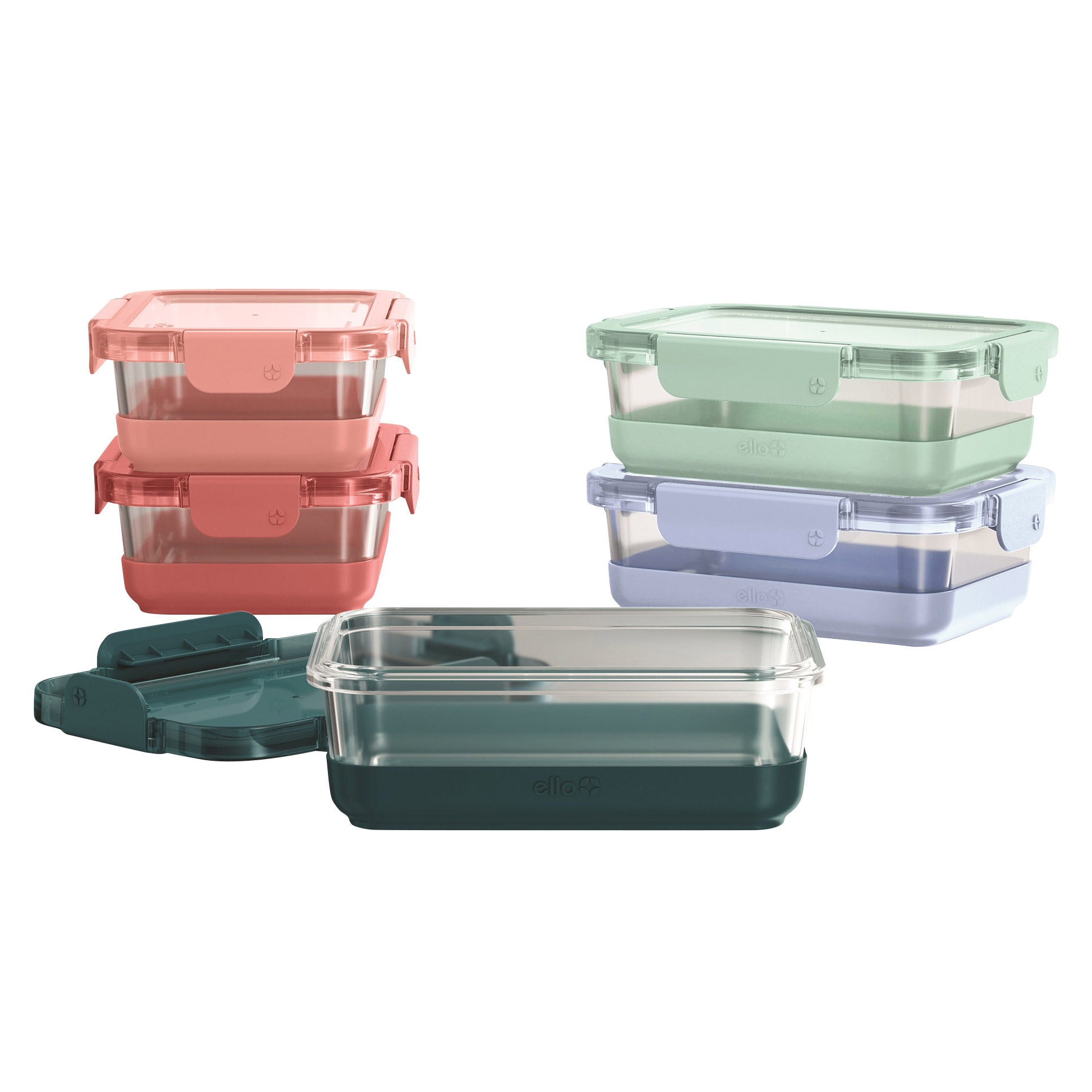 Ello Duraglass 10-Piece Glass Meal Prep Containers - $24.99 at Costco