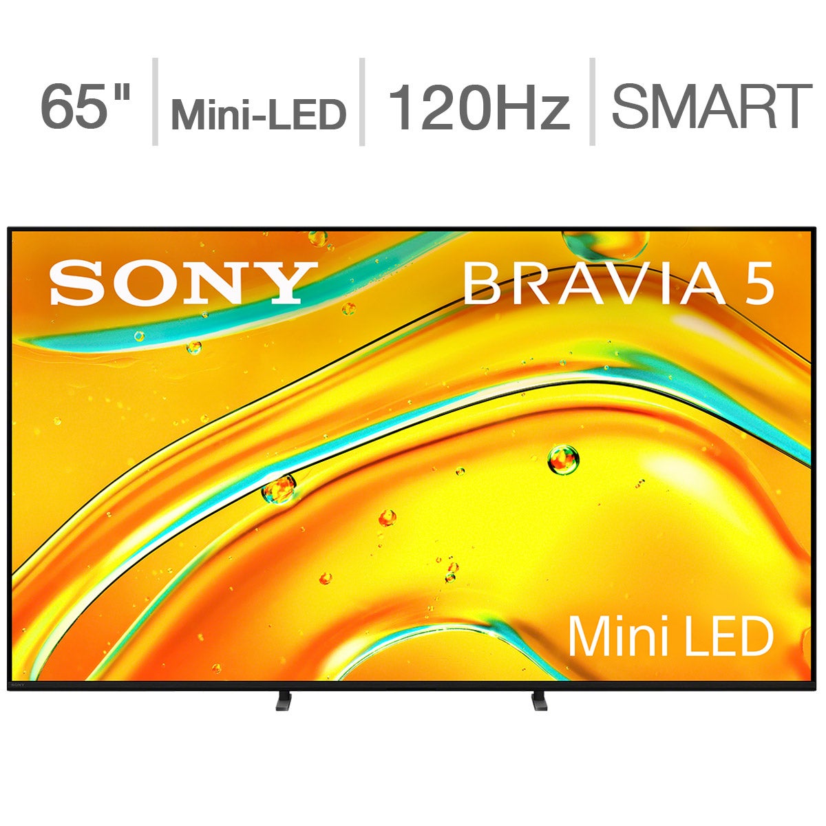 Sony 65" BRAVIA 5 65" Class (64.5" Diag) 4K UHD Mini LED TV (#9565050 ...