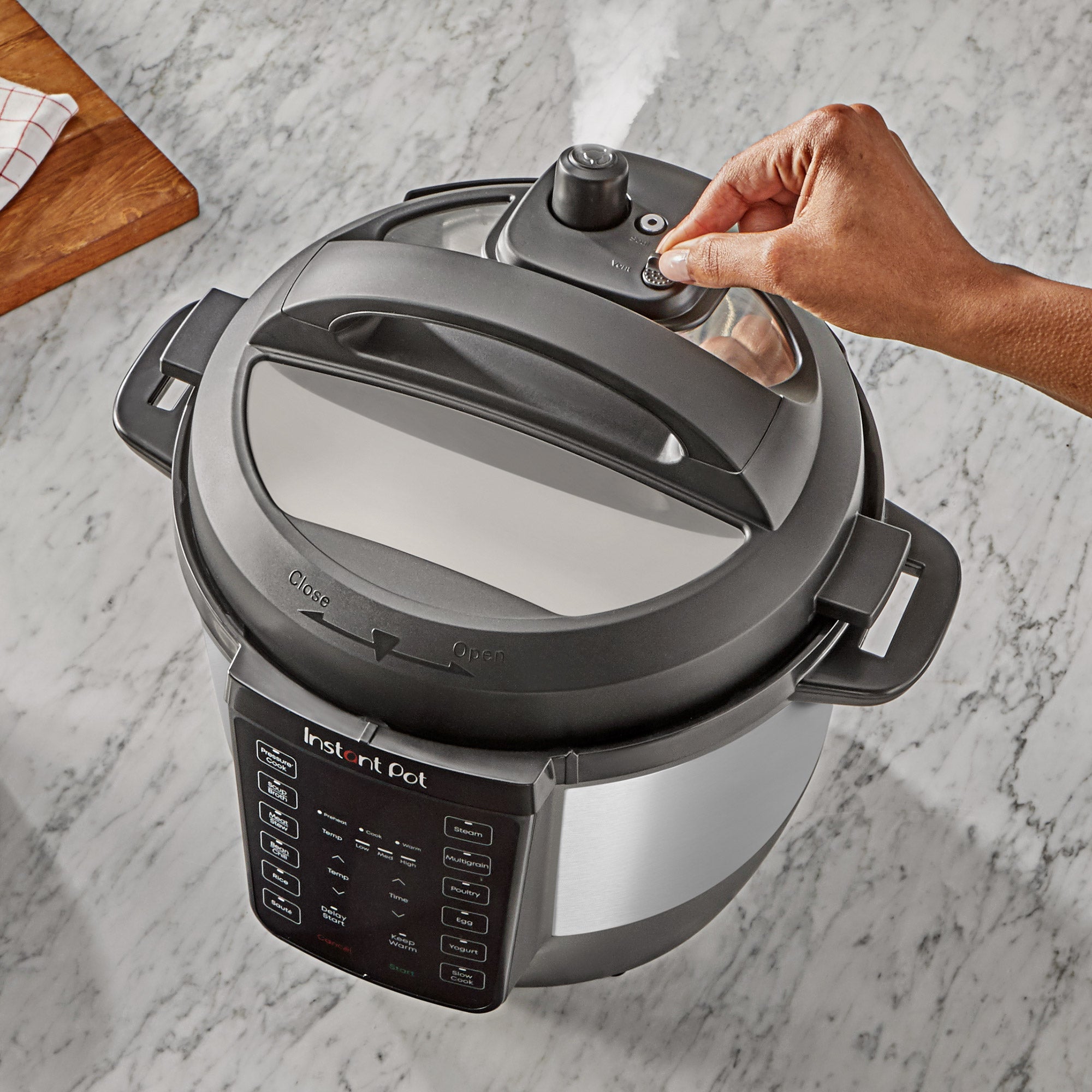 Instant Pot 6 QT RIO Gourmet Electric Pressure Cooker Stainless Steel ...