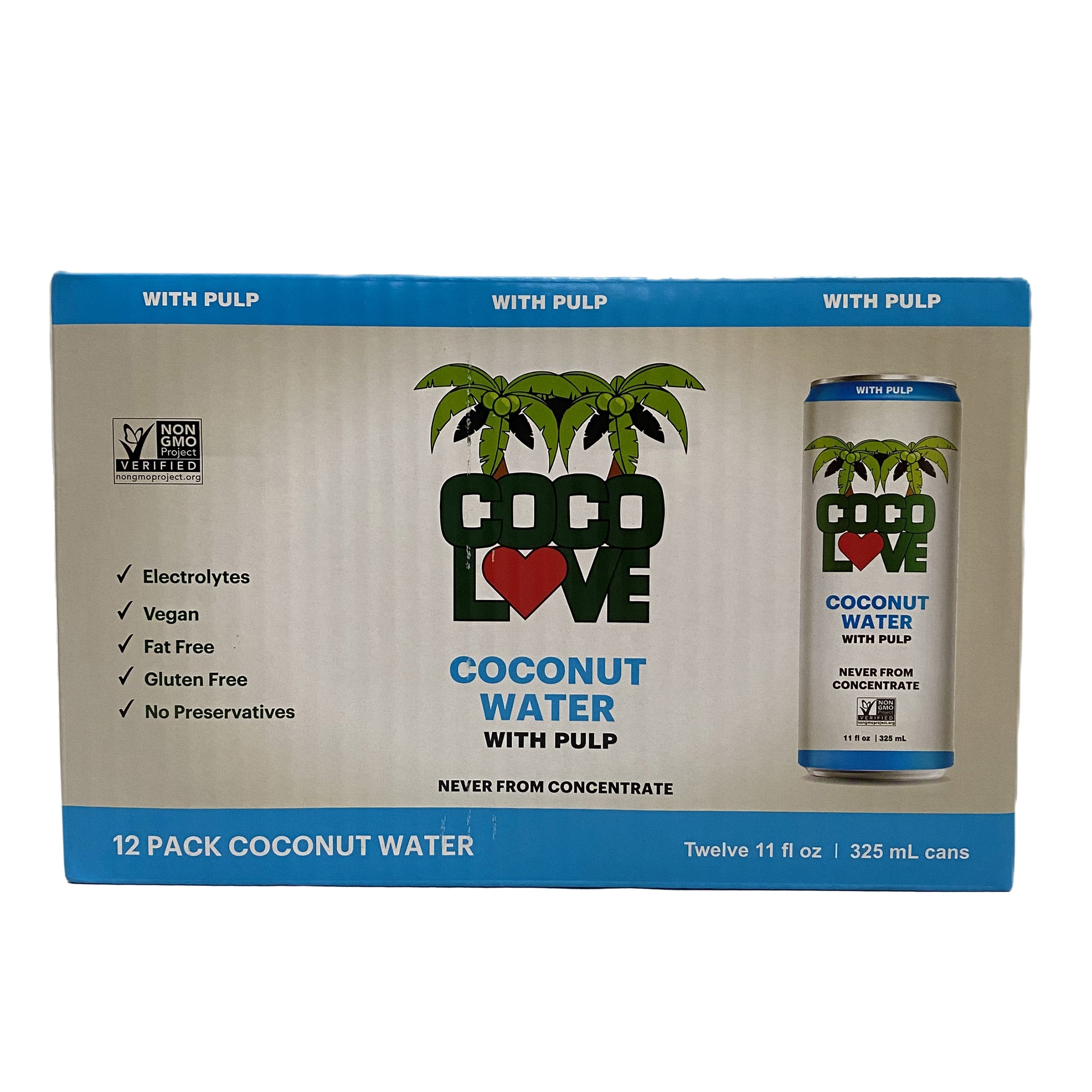 Coco Love Coconut Water with Pulp 12/11 oz Cans (#2003901) - $7.69 ...