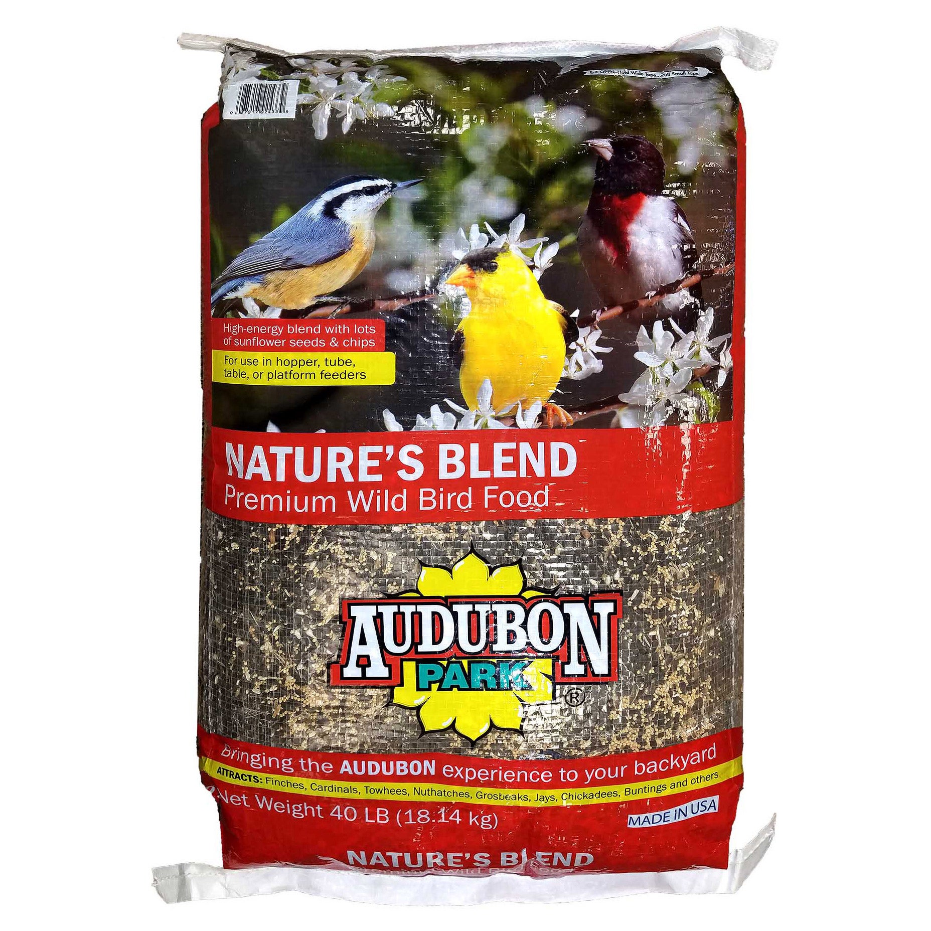 Premium Wild Bird Food 40 lb Bag (#380273) - $20.99