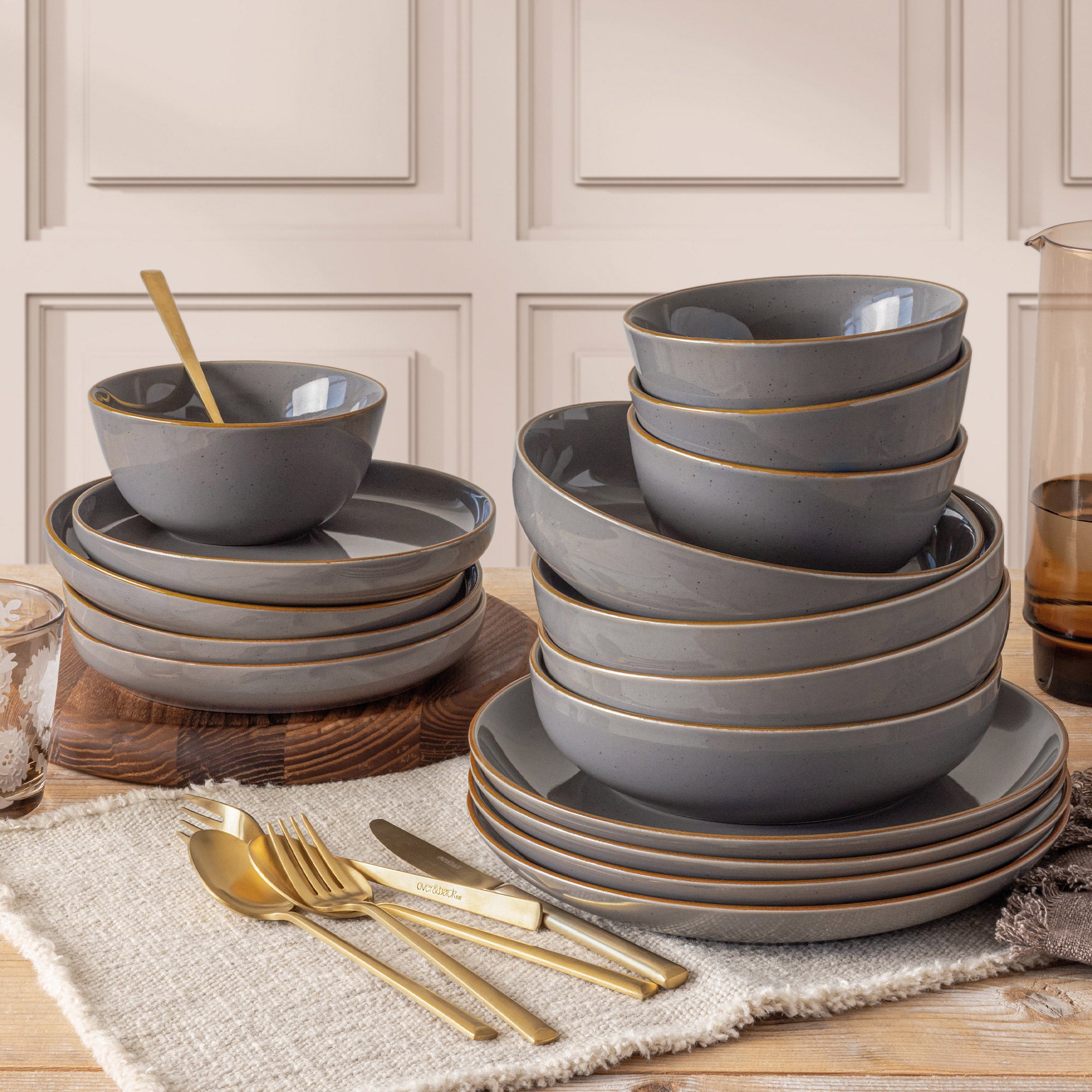 Over&Back Options Dinnerware Set 16-Piece - $26.97 at Costco