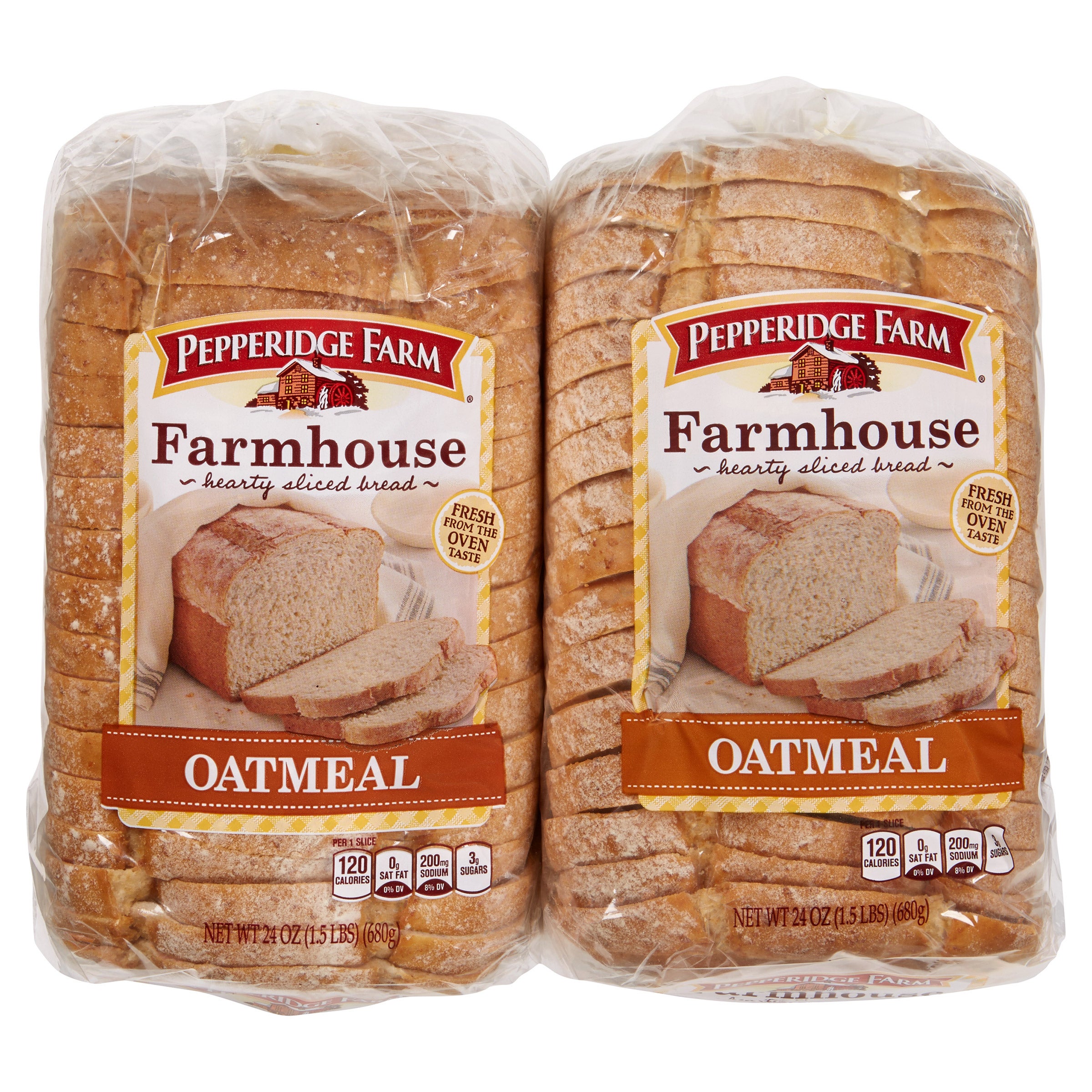 Pepperidge Farm Farmhouse Soft Oatmeal Bread, 2/24 oz (#25056) - $5.79