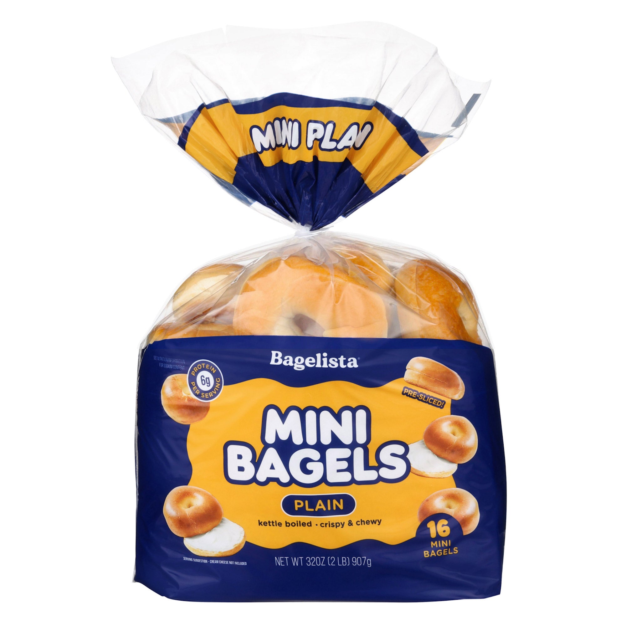 Bagelista Mini Bagels New York Style Plain 32 Ounce Package (#2021363 ...