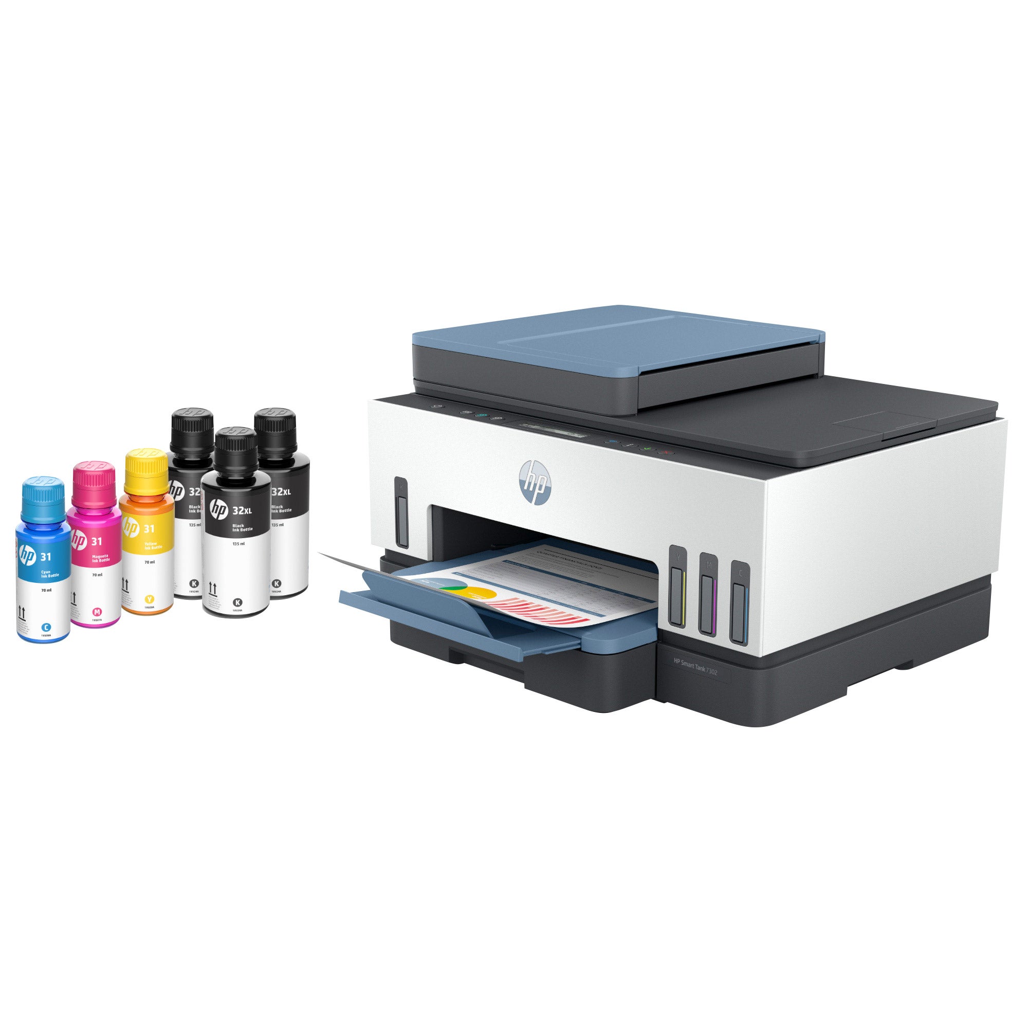 HP Smart Tank 7302 Wireless All-in-One Ink Tank Printer with Ink - $369 ...
