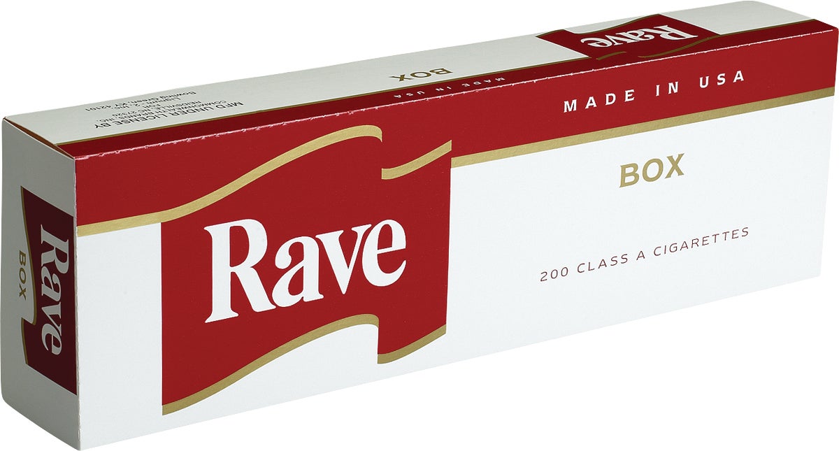 Rave Red King Box Cigarettes (#495331) - $103.23 (down from $113.79)