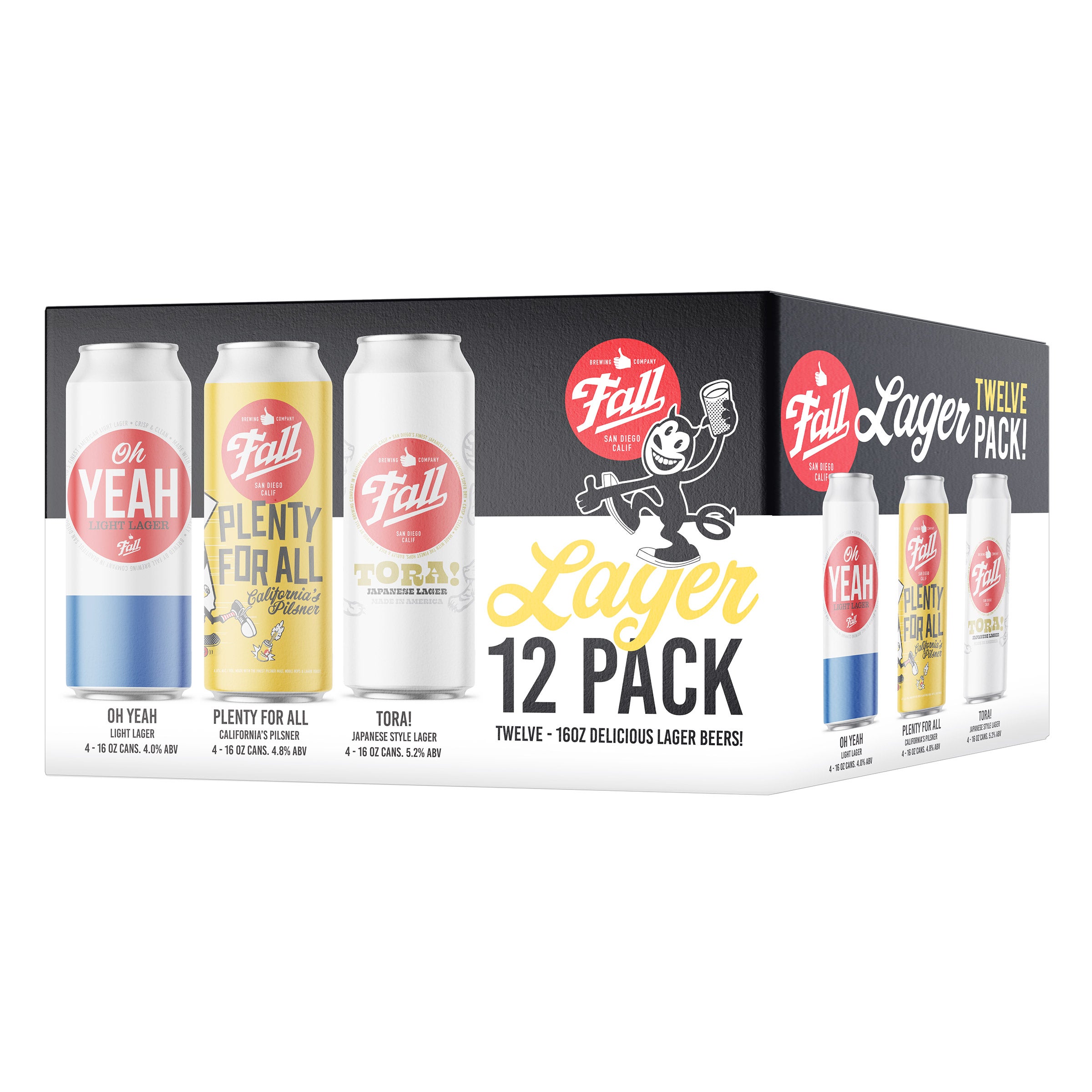 Fall Brewing Co. Lager Pack San Diego 12/16oz (#1814751) - $23.59