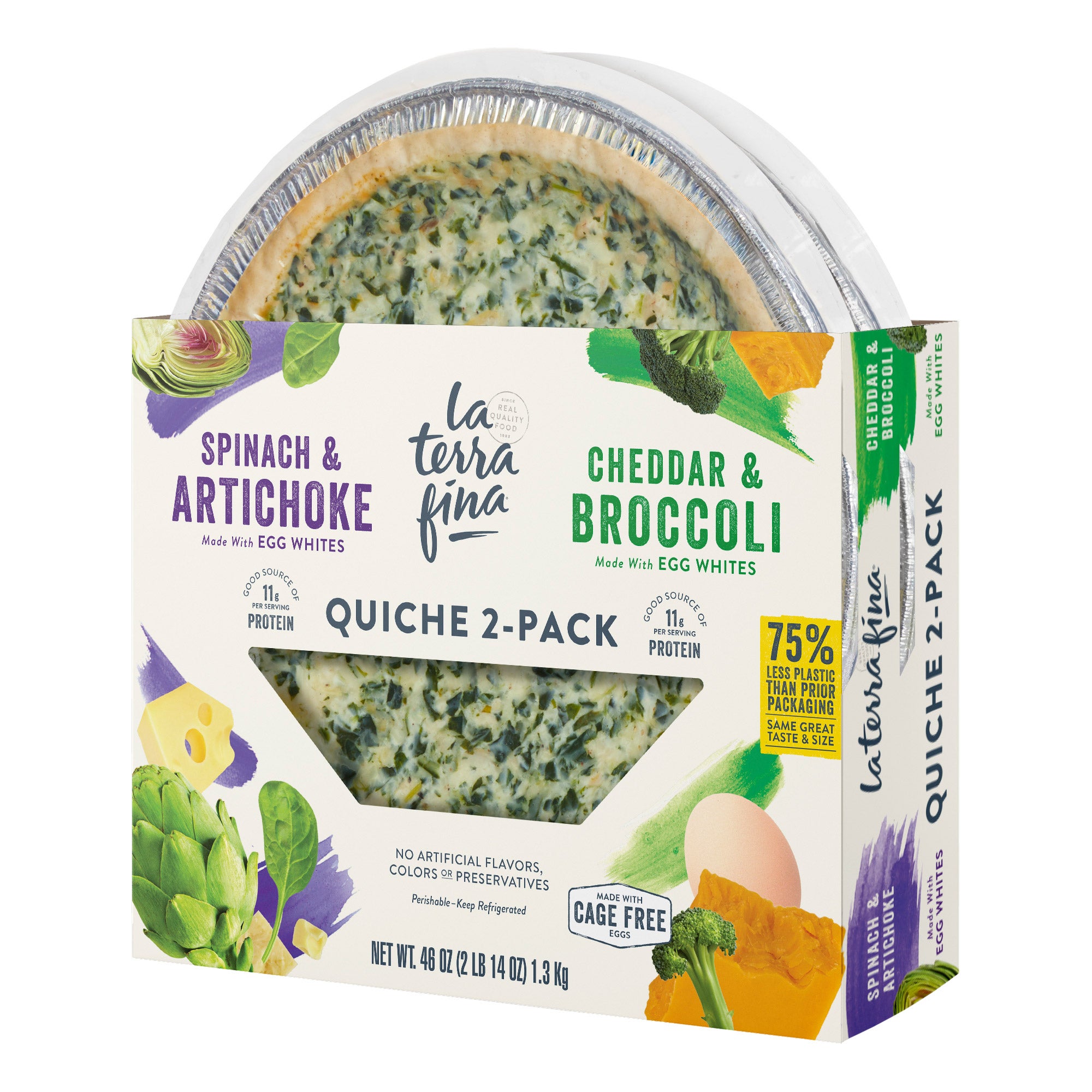 La Terra Fina Quiche Variety Pack, 2/23 Ounce Packages - $11.99 at Costco
