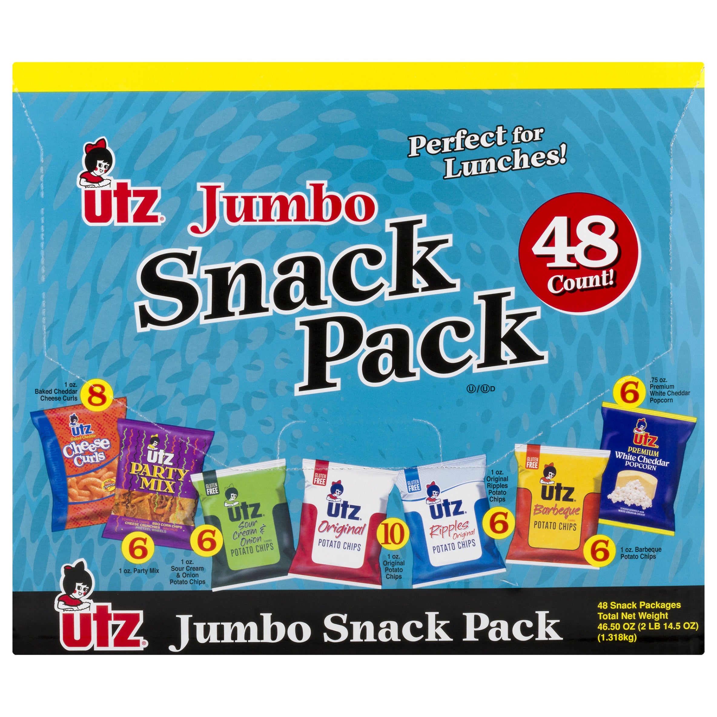 Utz Jumbo Snack Variety Pack, 48 Count (#218177) - $11.99 (down from ...