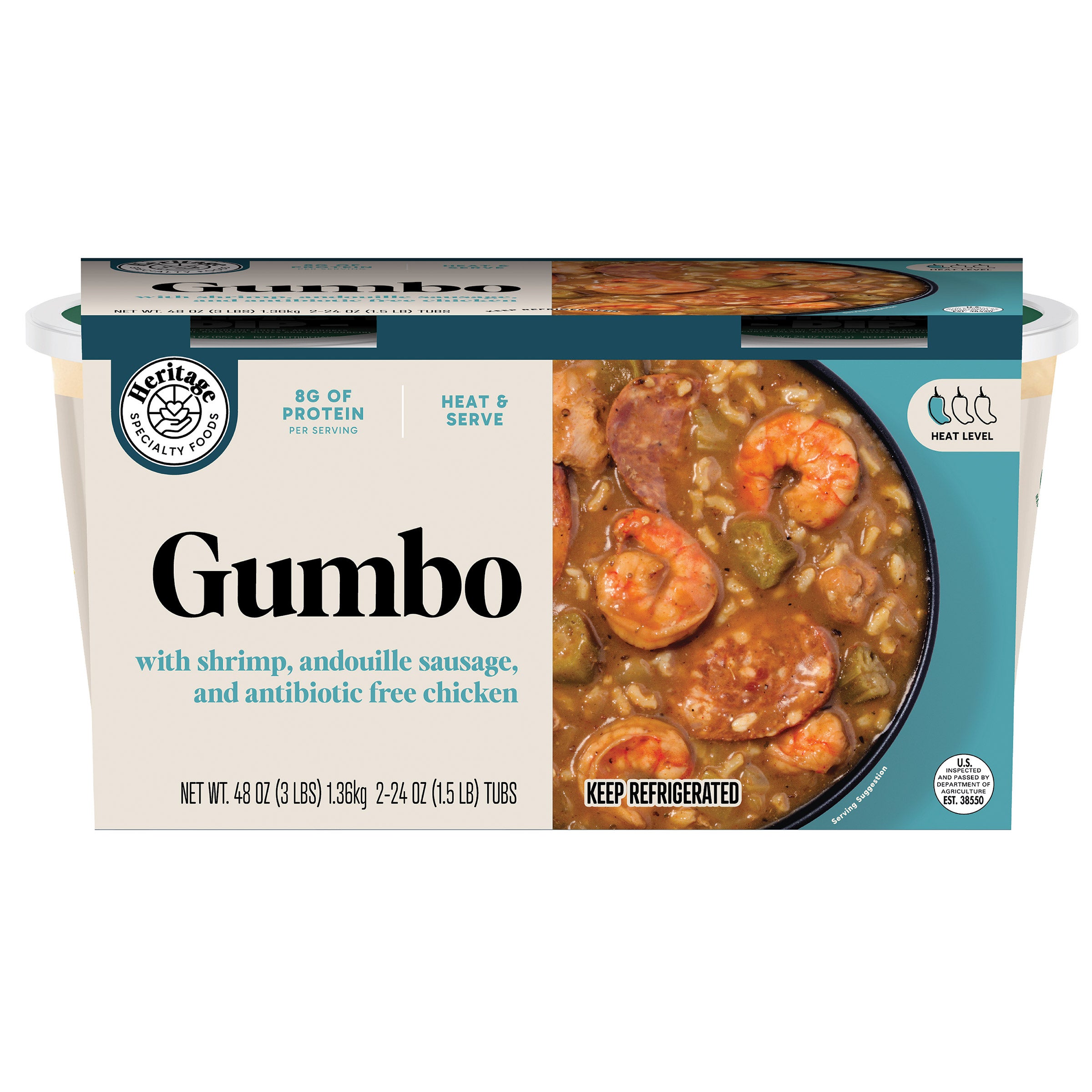 Heritage Gumbo 2/24 oz - $4.97 at Costco