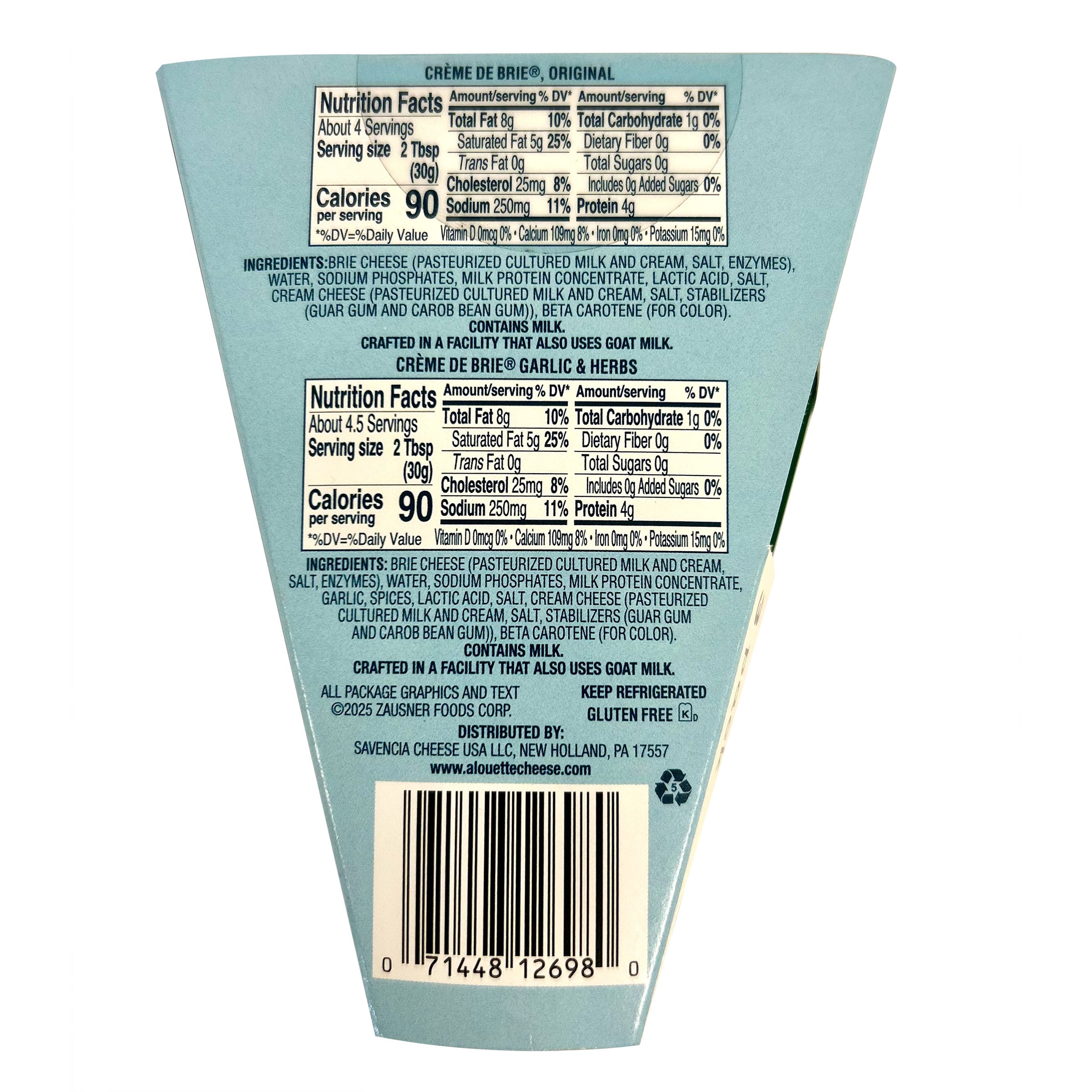 Alouette Crème de Brie 3/5 oz - $11.99 at Costco