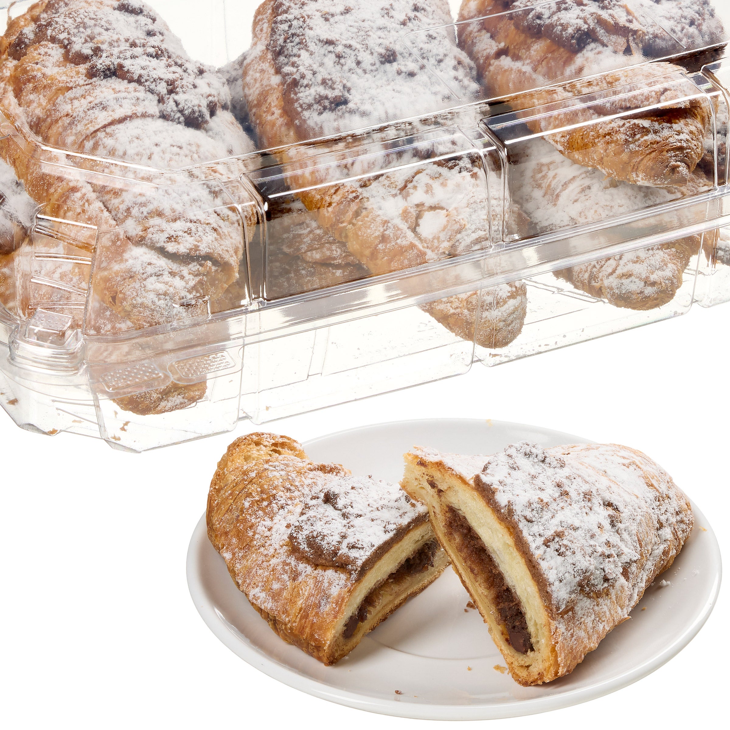 Twice Baked Chocolate Filled Croissants, 6 Count (#2024223) - $9.99