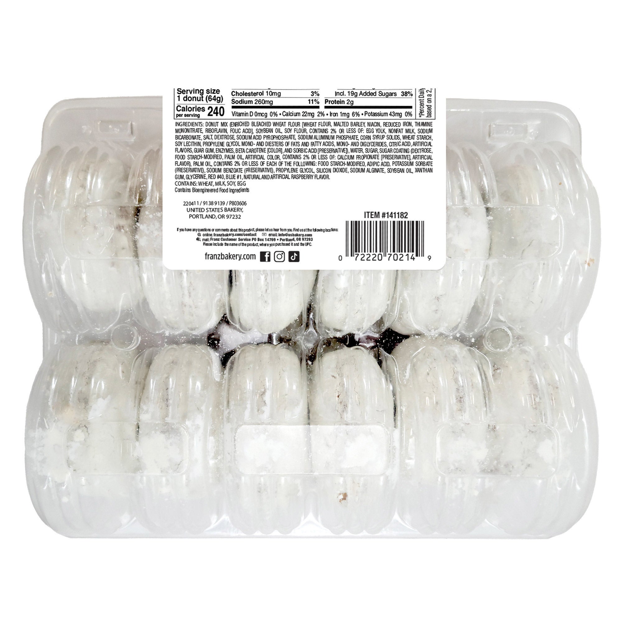 Franz Raspberry Filled Donut 12/27 oz - $7.99 at Costco