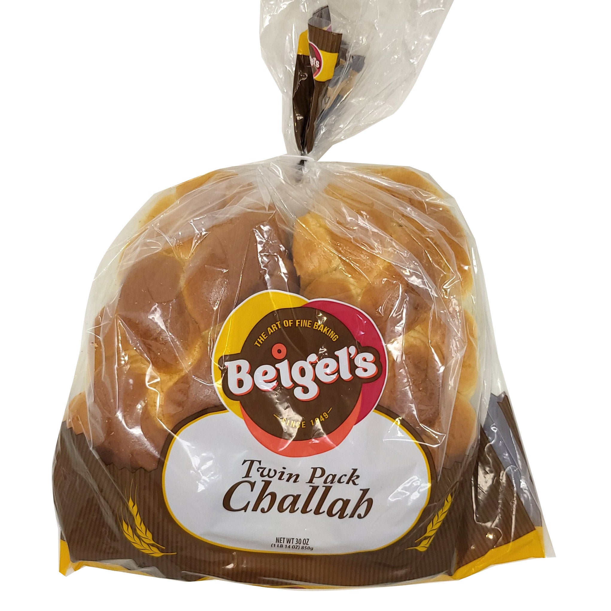 Beigel's Kosher Challah Bread, 2-Pack / 15 oz (1.88 lbs) (#124048) - $7.49