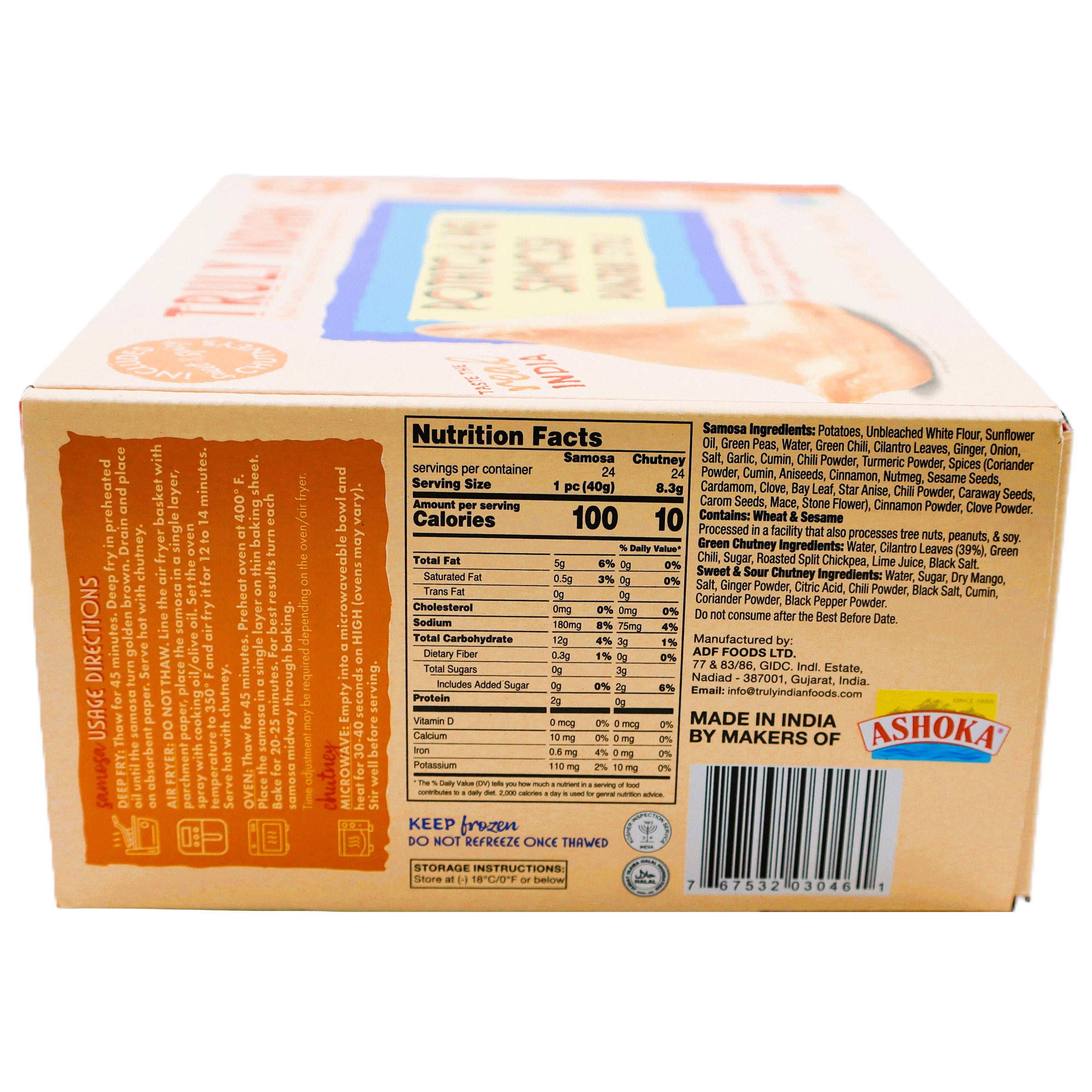 Truly Indian Potato & Pea Samosas 24 CT - $10.49 at Costco