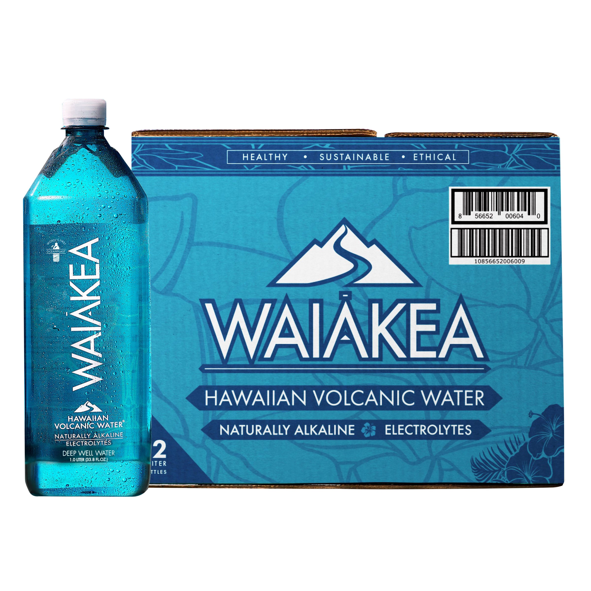 Waiākea Hawaiian Volcanic Water 12 / 1 L (#1836966) - $13.71 (down from ...