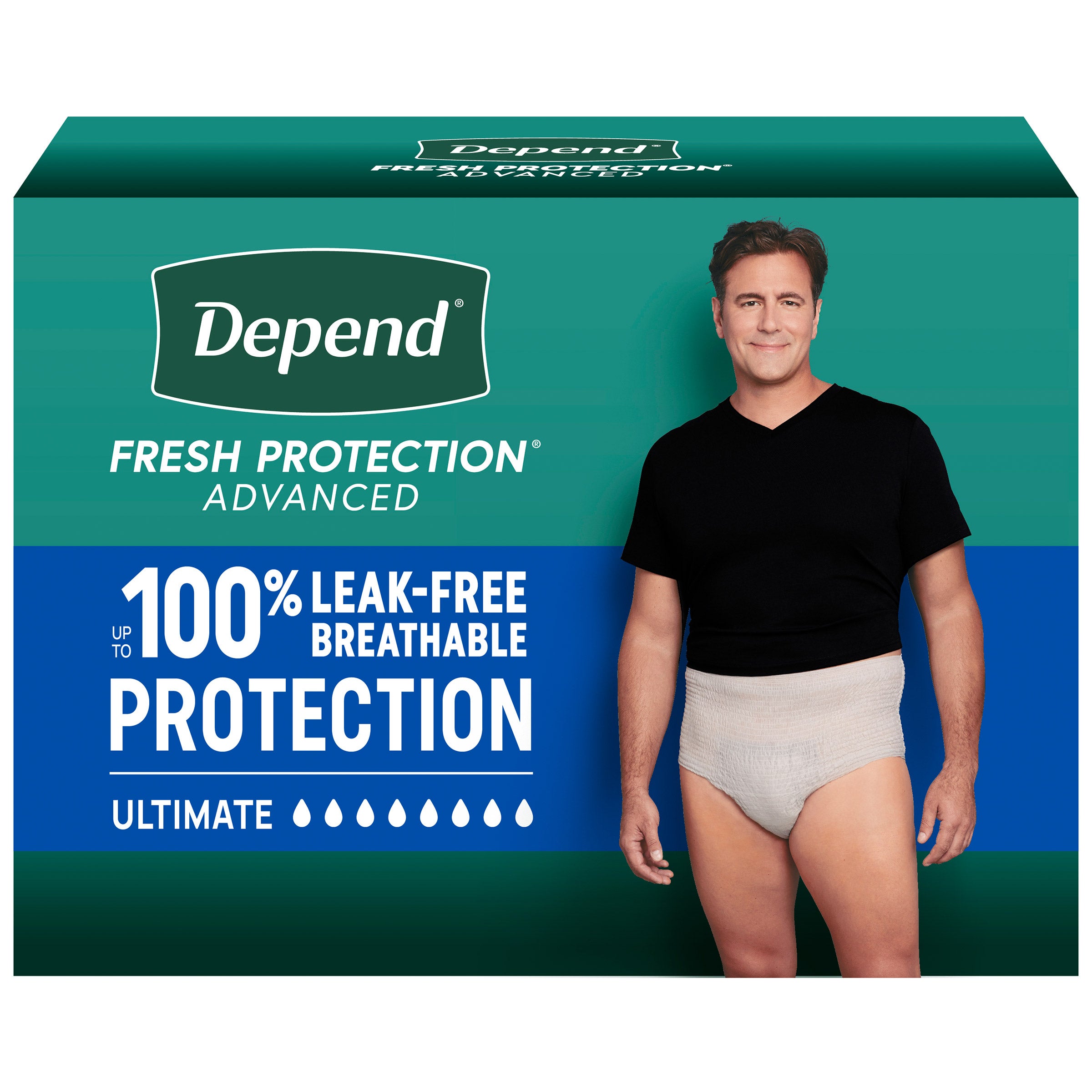 Depend Fresh Protection Advanced Incontinence Underwear for Men ...