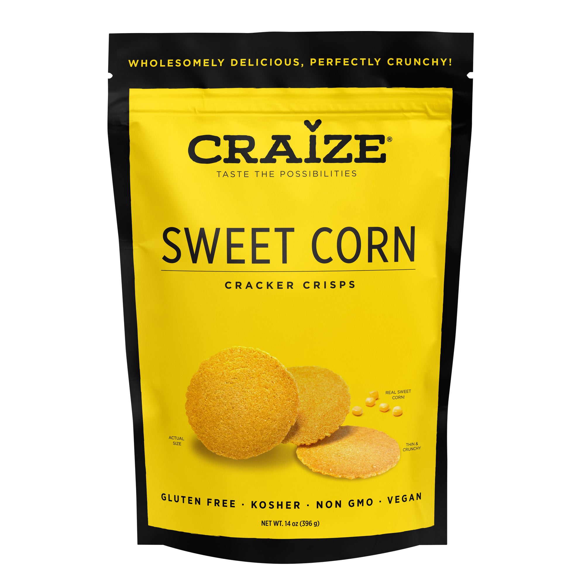 Craize Sweet Corn Cracker Crisps, 14 oz (#1864307) - $7.99